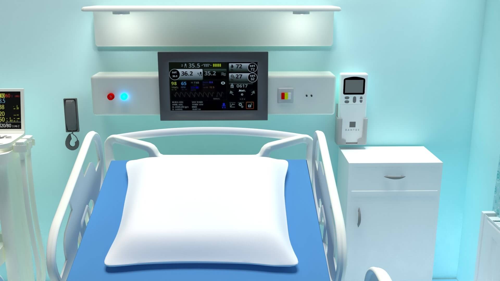Intensive Care Unit 2 - 3D Model by Pictorer