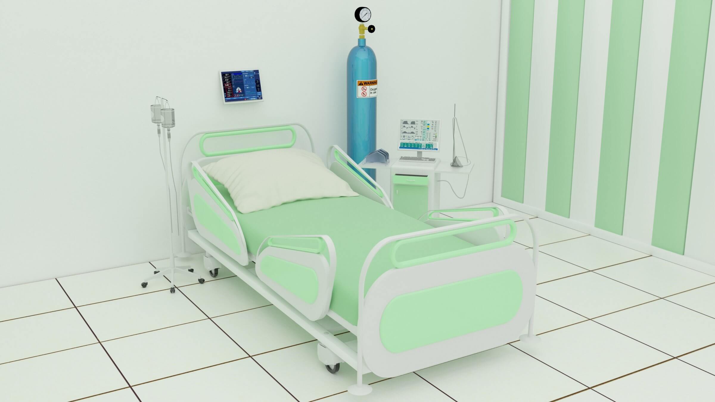 Intensive Care Unit 3 - 3D Model by Pictorer