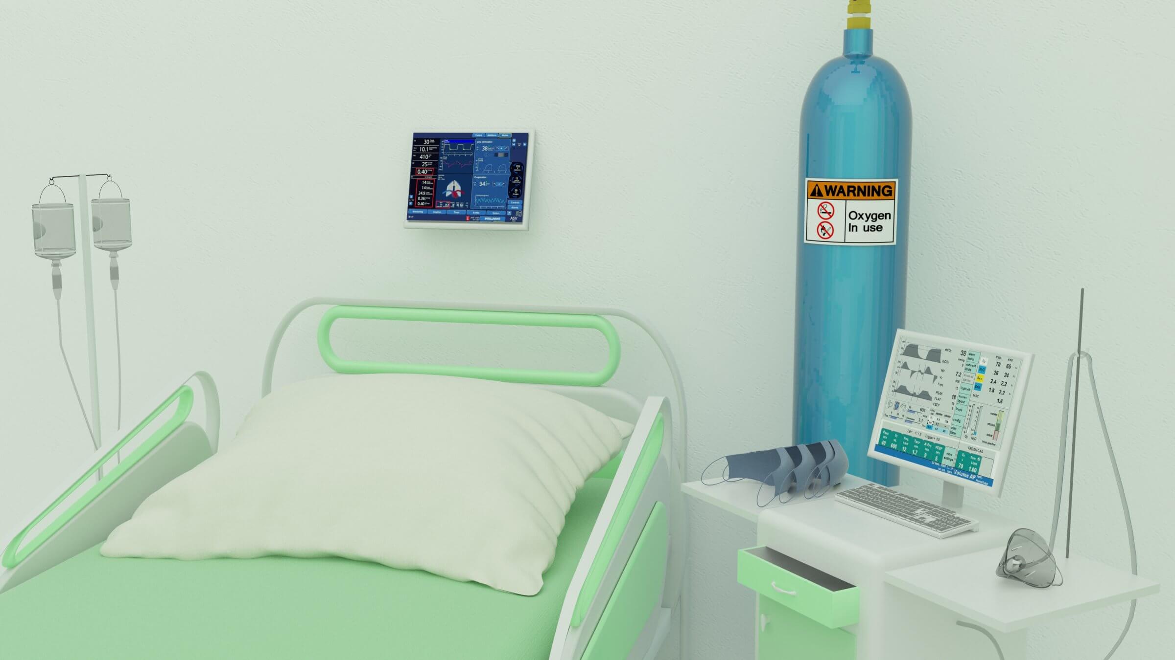 Intensive Care Unit 3 - 4K 3D Model by Pictorer