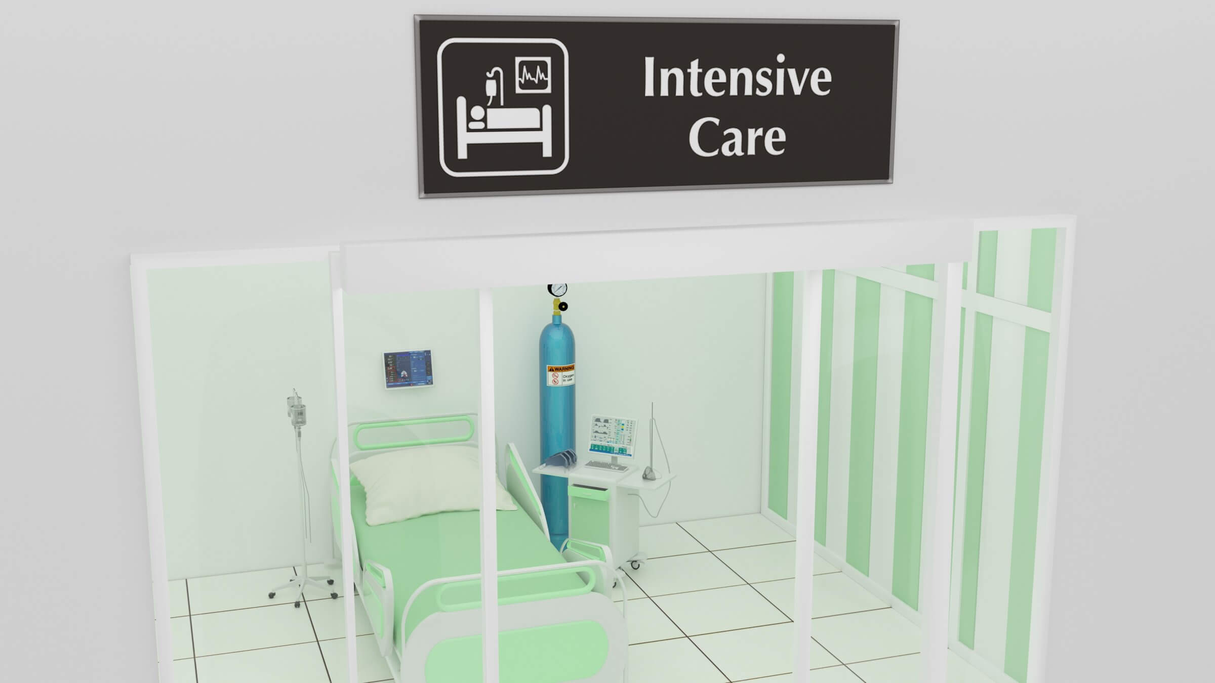 Intensive Care Unit 3 - 4K 3D Model by Pictorer