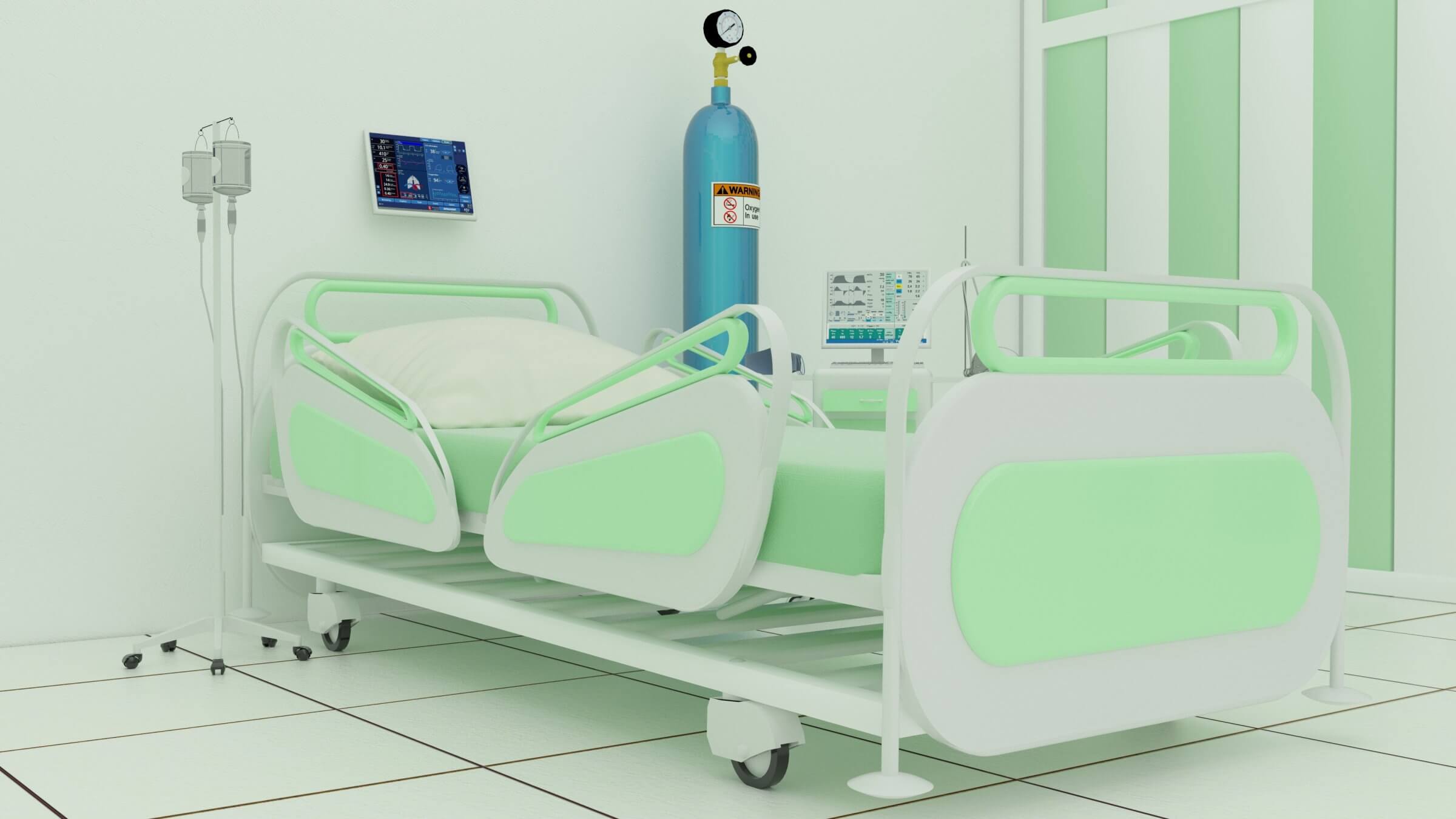 Intensive Care Unit 3 - 4K 3D Model by Pictorer