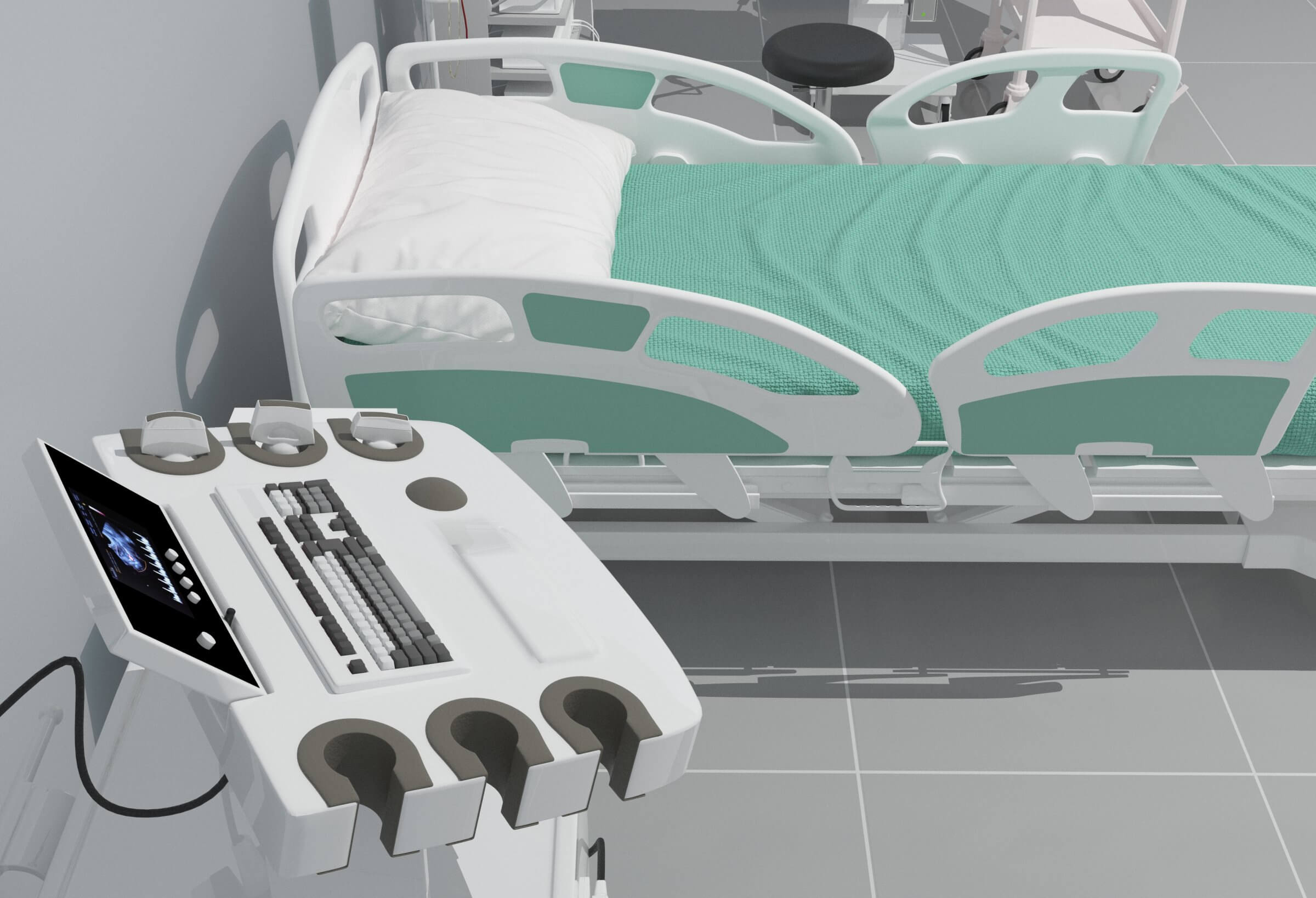 Intensive Care Unit 4 - 4K 3D Model by Pictorer