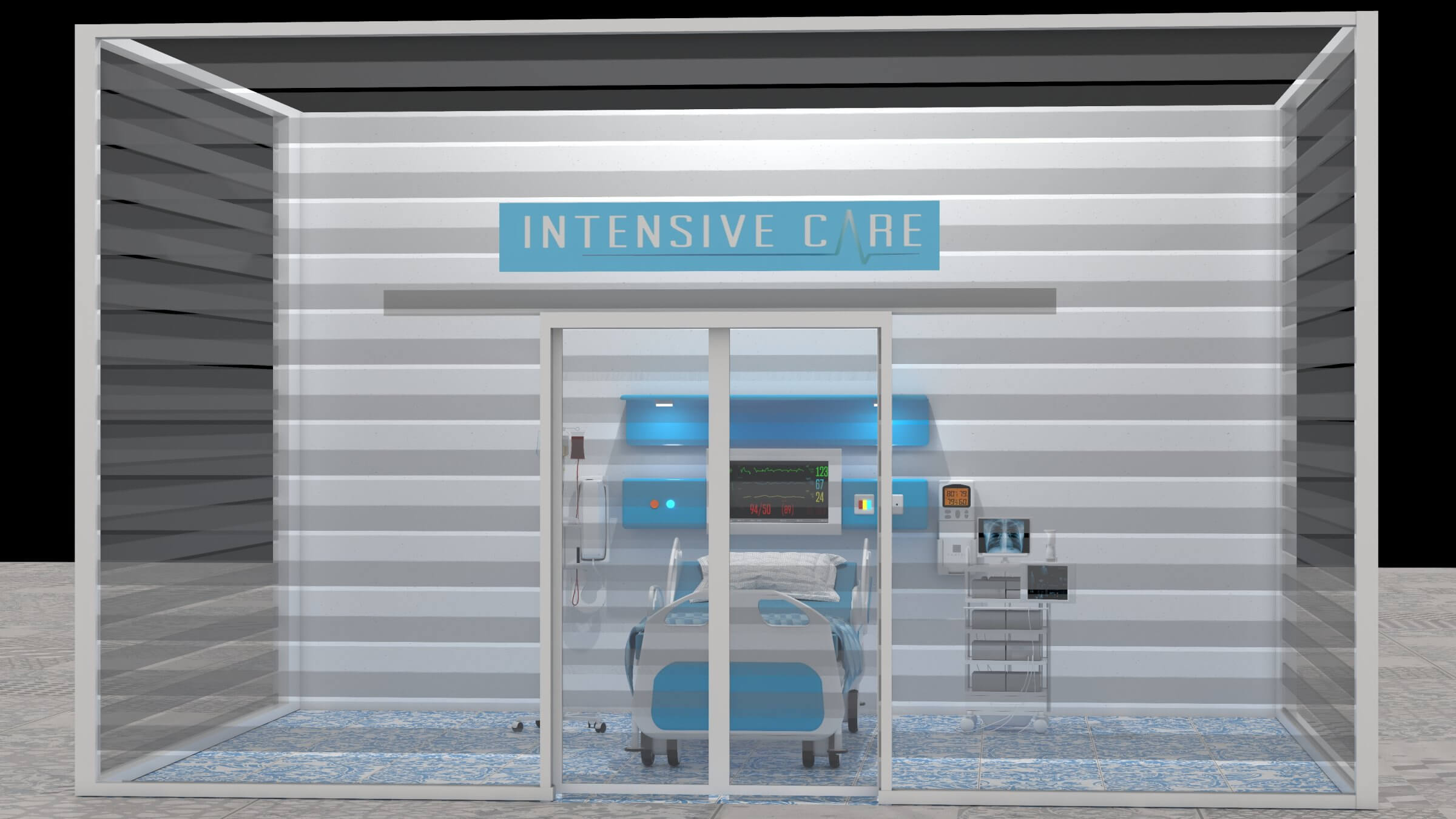 Intensive Care Unit 5 - 4K 3D Model by Pictorer