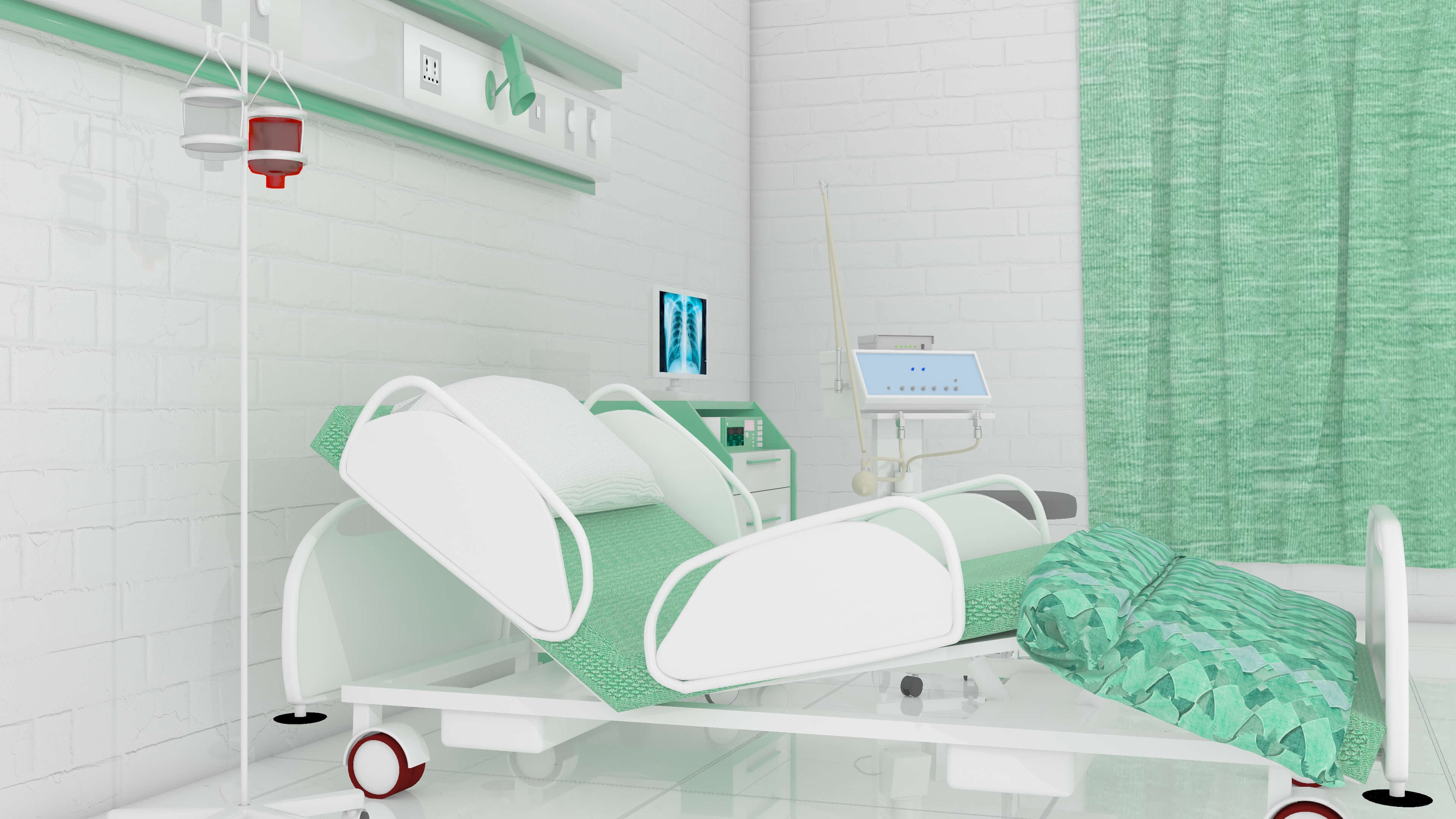 Intensive Care Unit 6 - 4K 3D Model by Pictorer