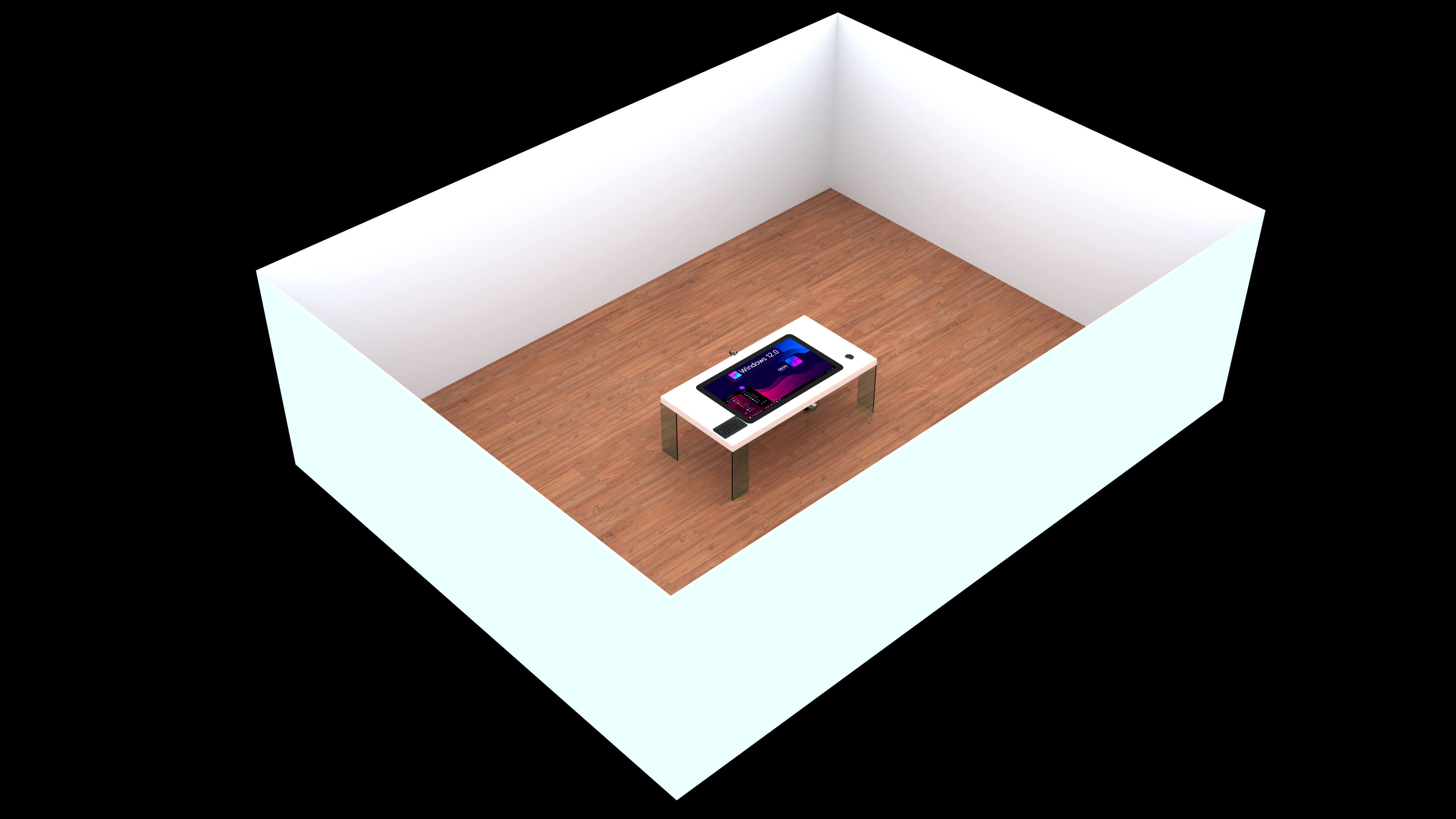 Interactive Multi-Touch Table 8K 3D Model by Pictorer
