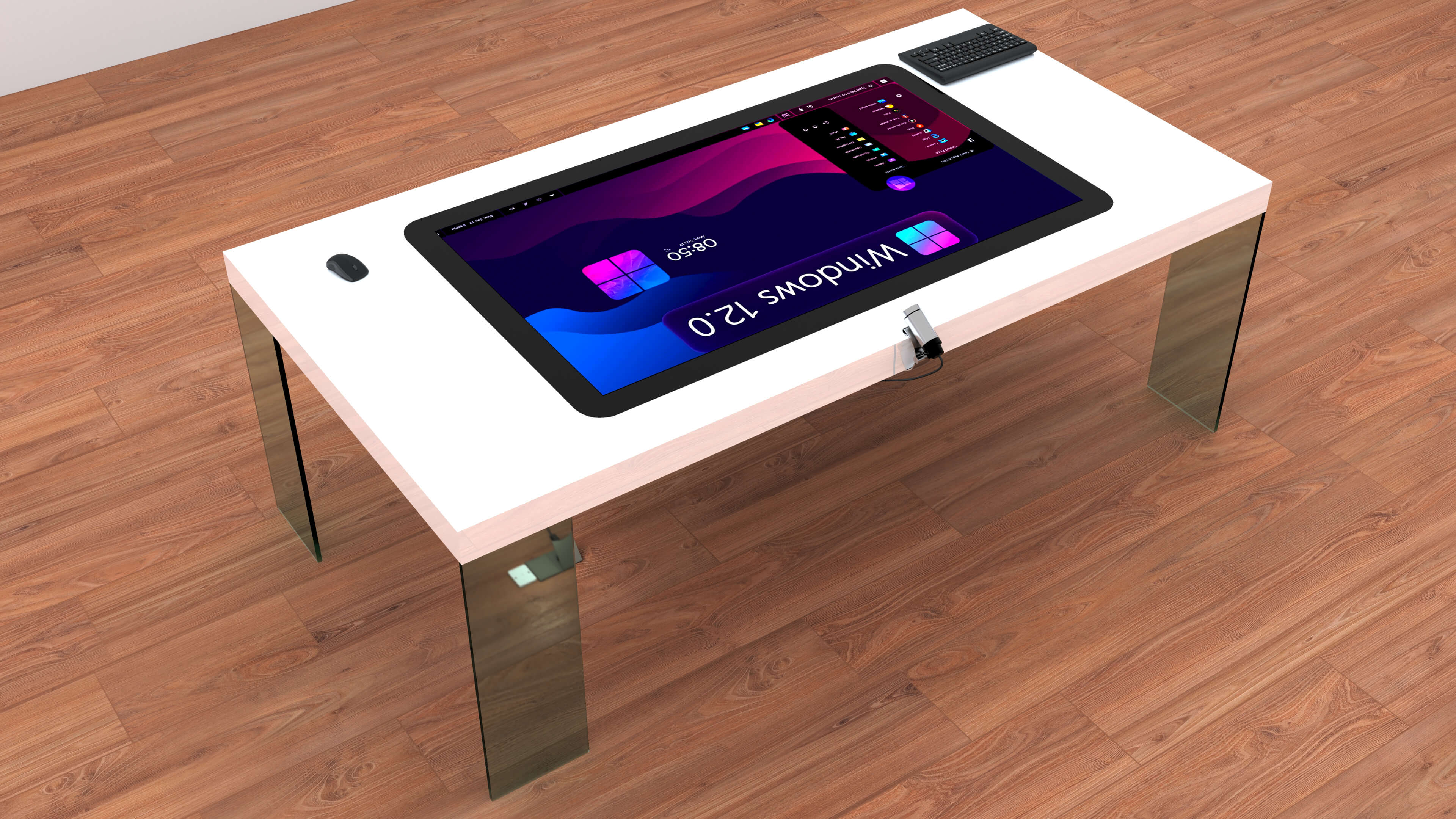 Interactive Multi-Touch Table 8K 3D Model by Pictorer