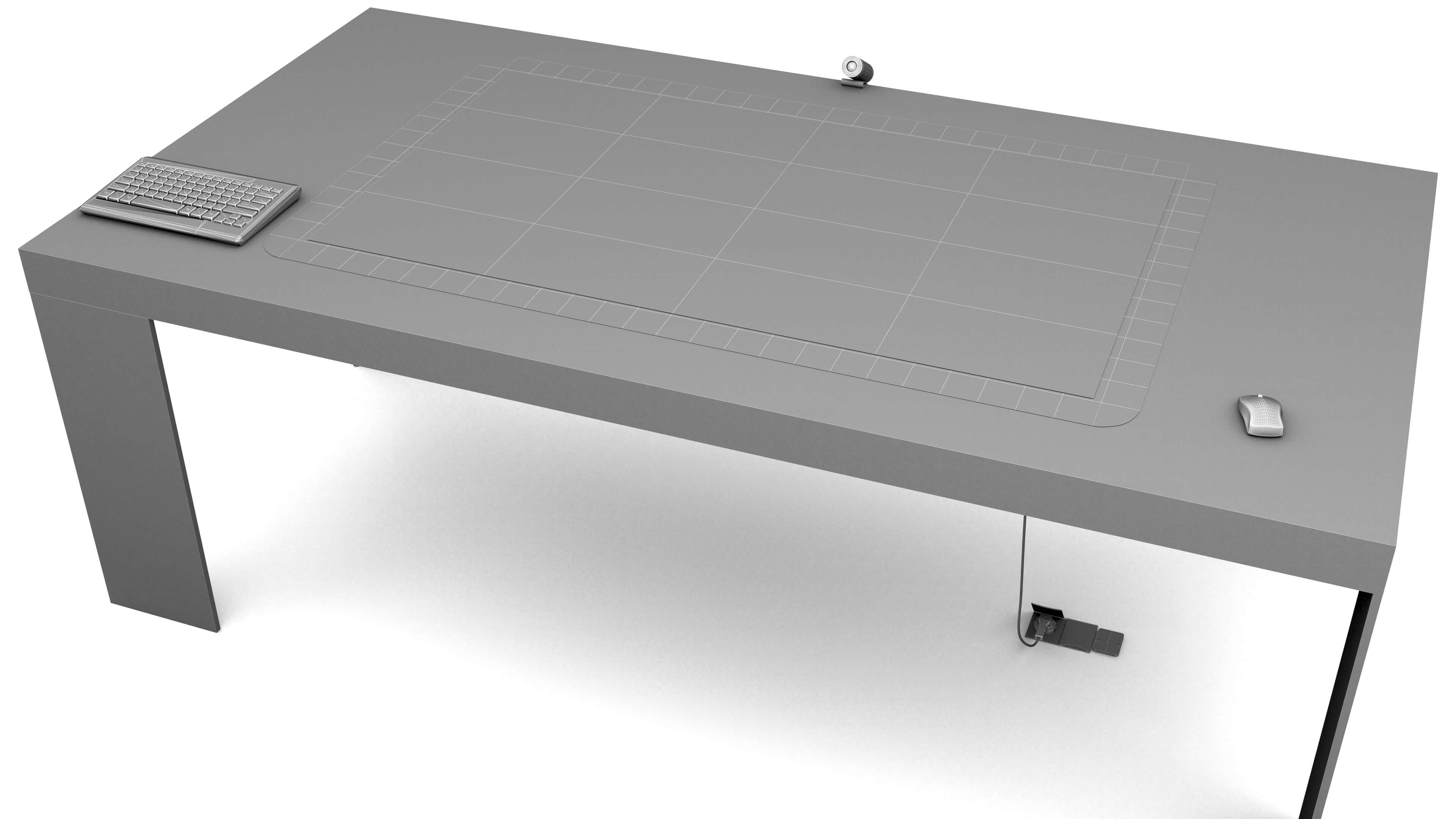 Interactive Multi-Touch Table 8K 3D Model by Pictorer
