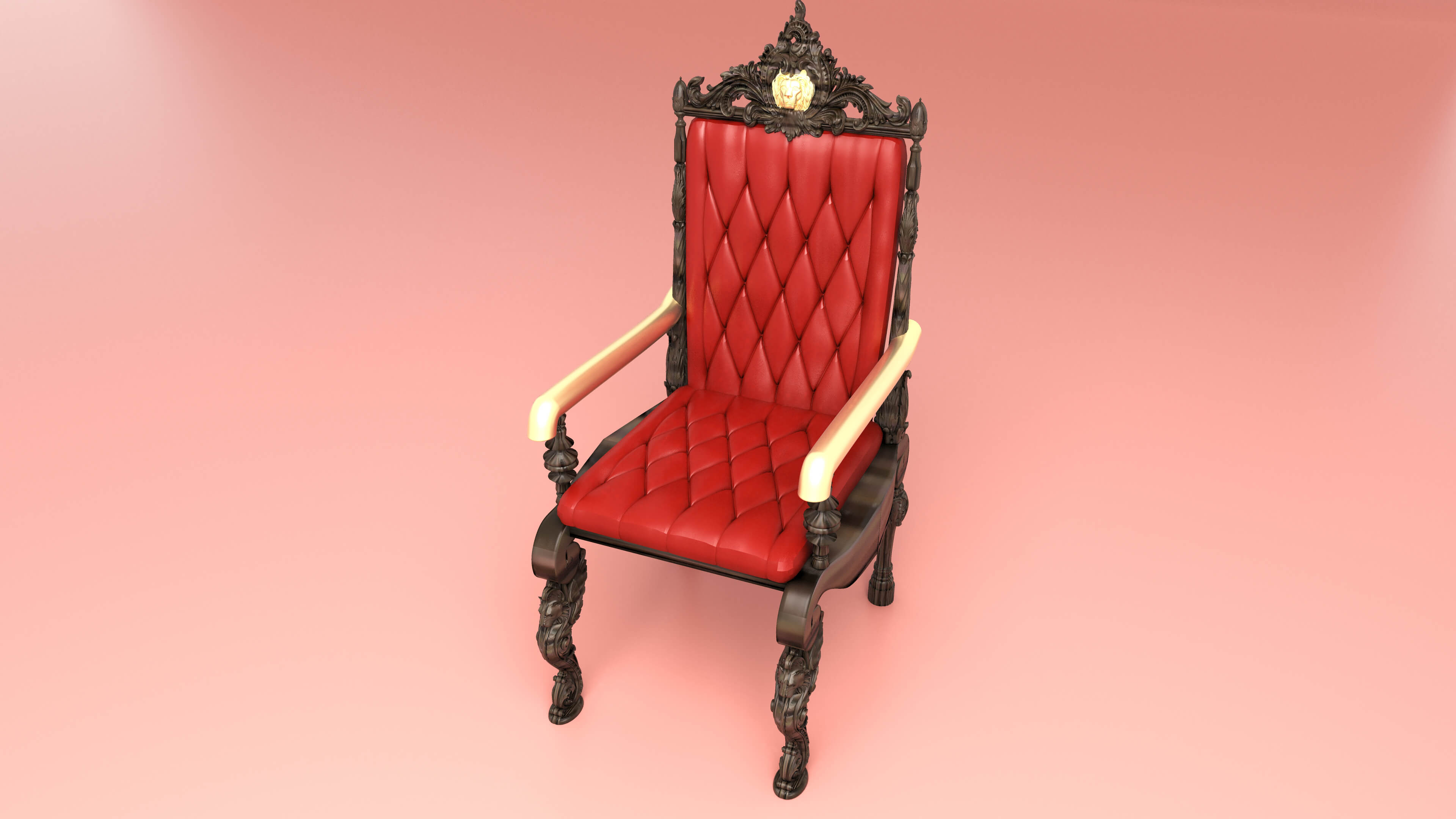 King Throne 10 - 3D Model by Pictorer