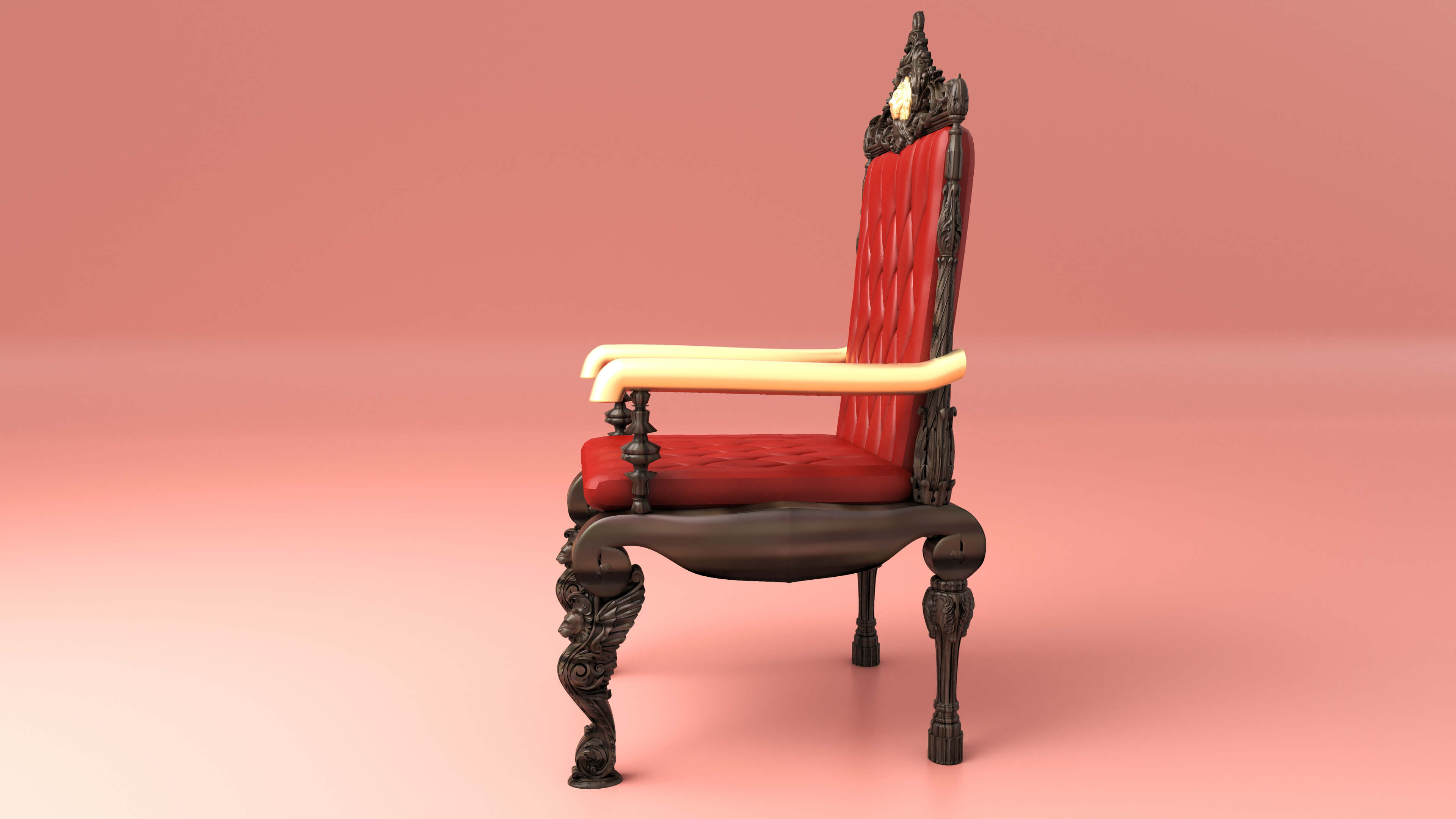 King Throne 10 - 3D Model by Pictorer