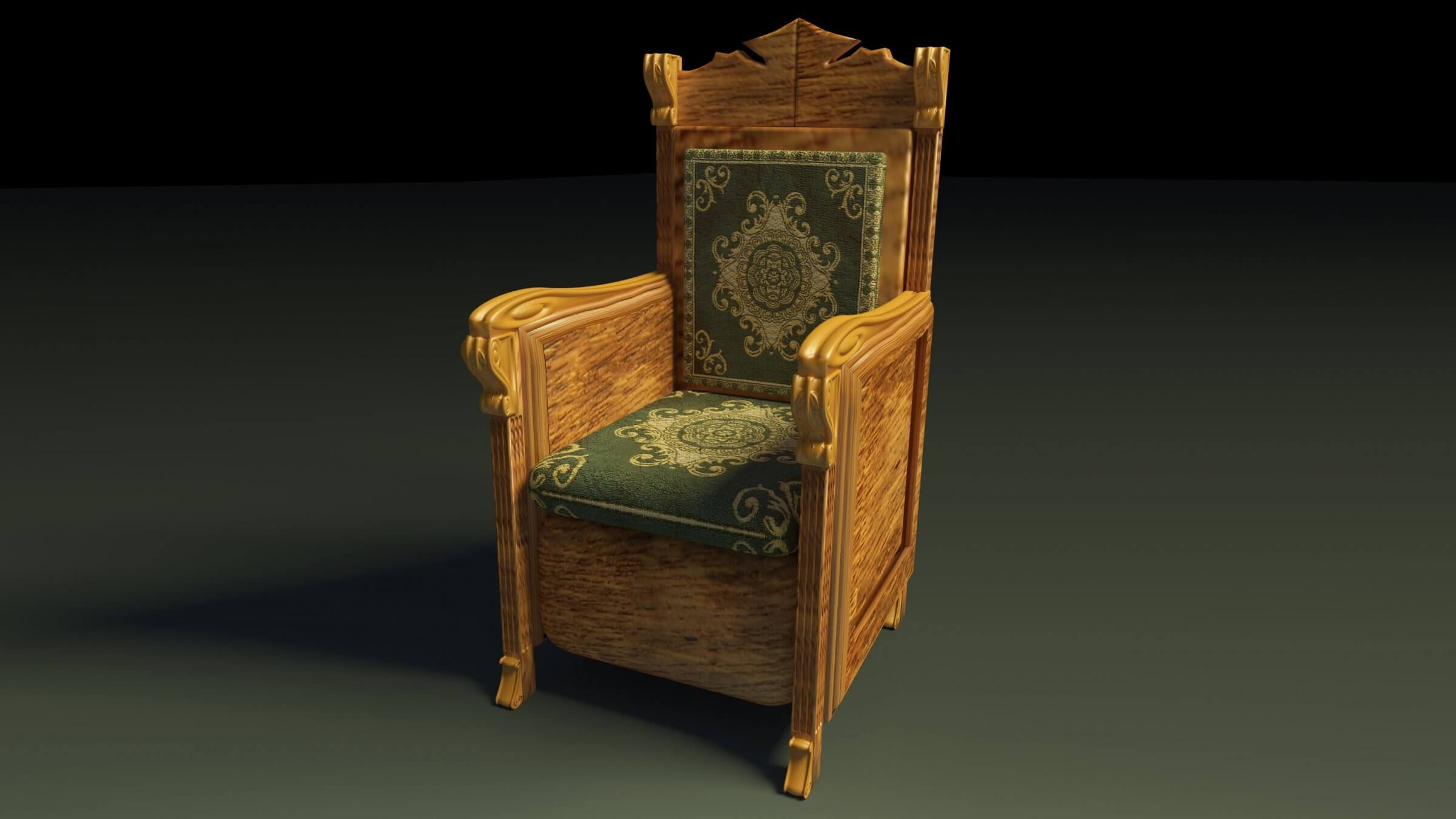 King Throne 2 - 4K 3D Model by Pictorer