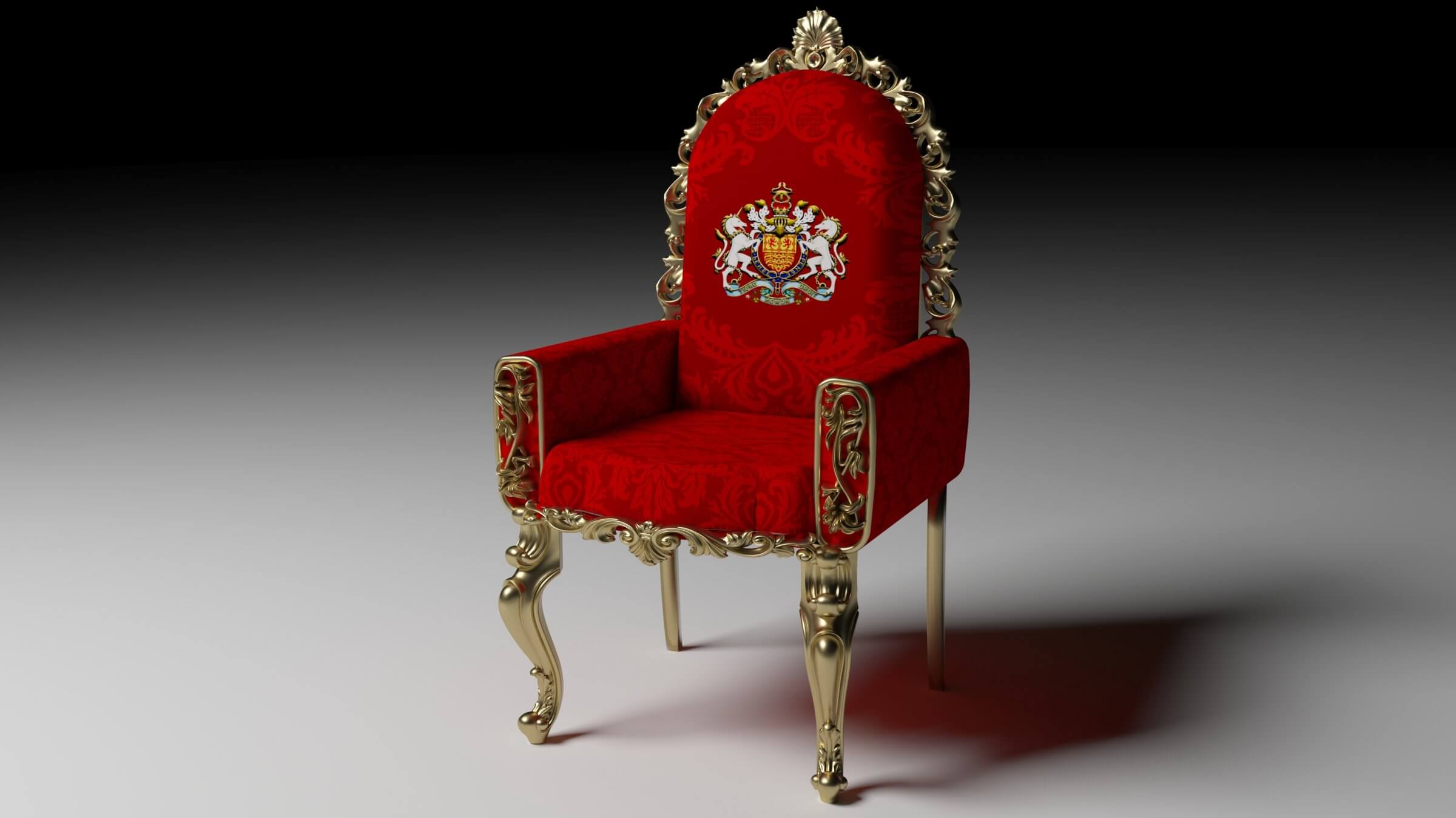 King Throne 6 - 4K 3D Model by Pictorer