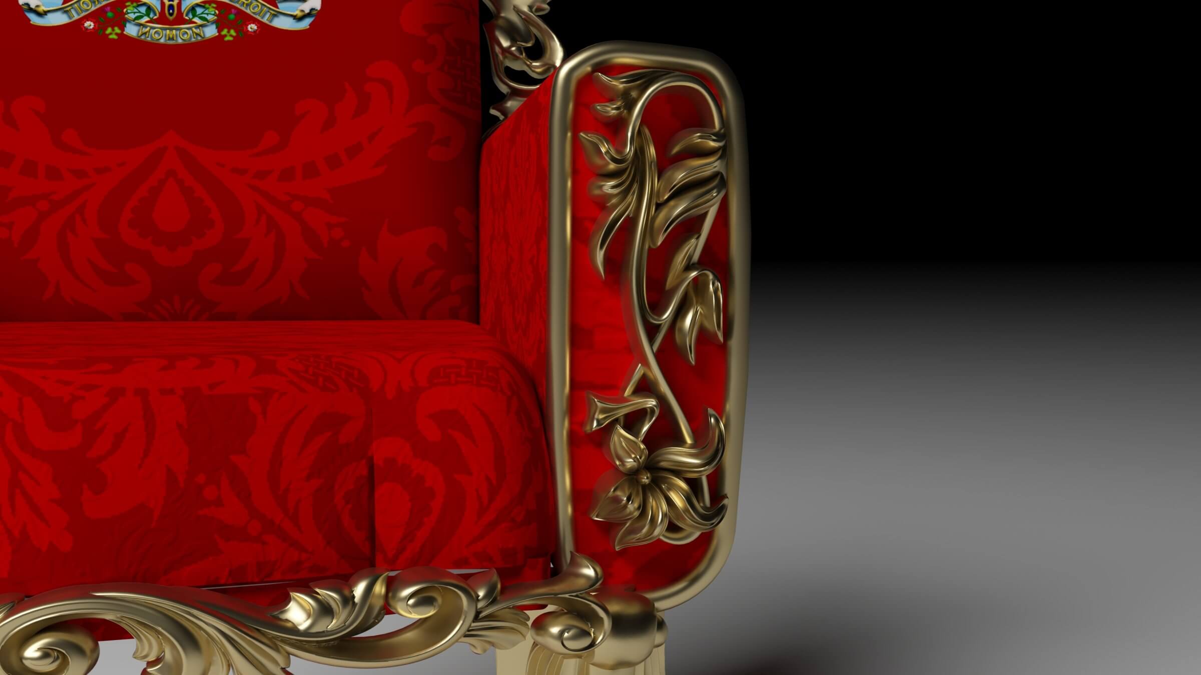 King Throne 6 - 4K 3D Model by Pictorer