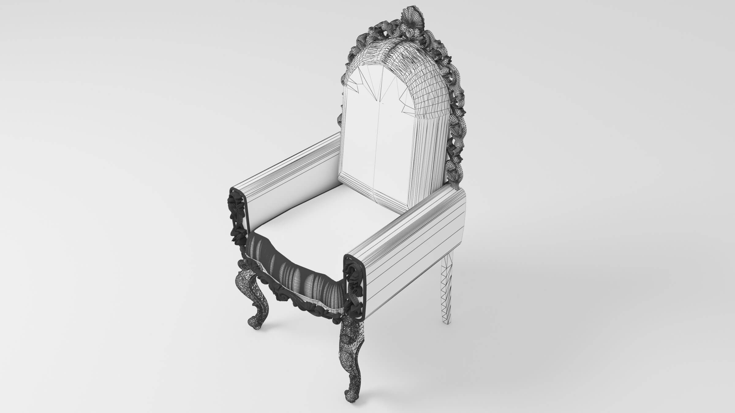 King Throne 6 - 4K 3D Model by Pictorer