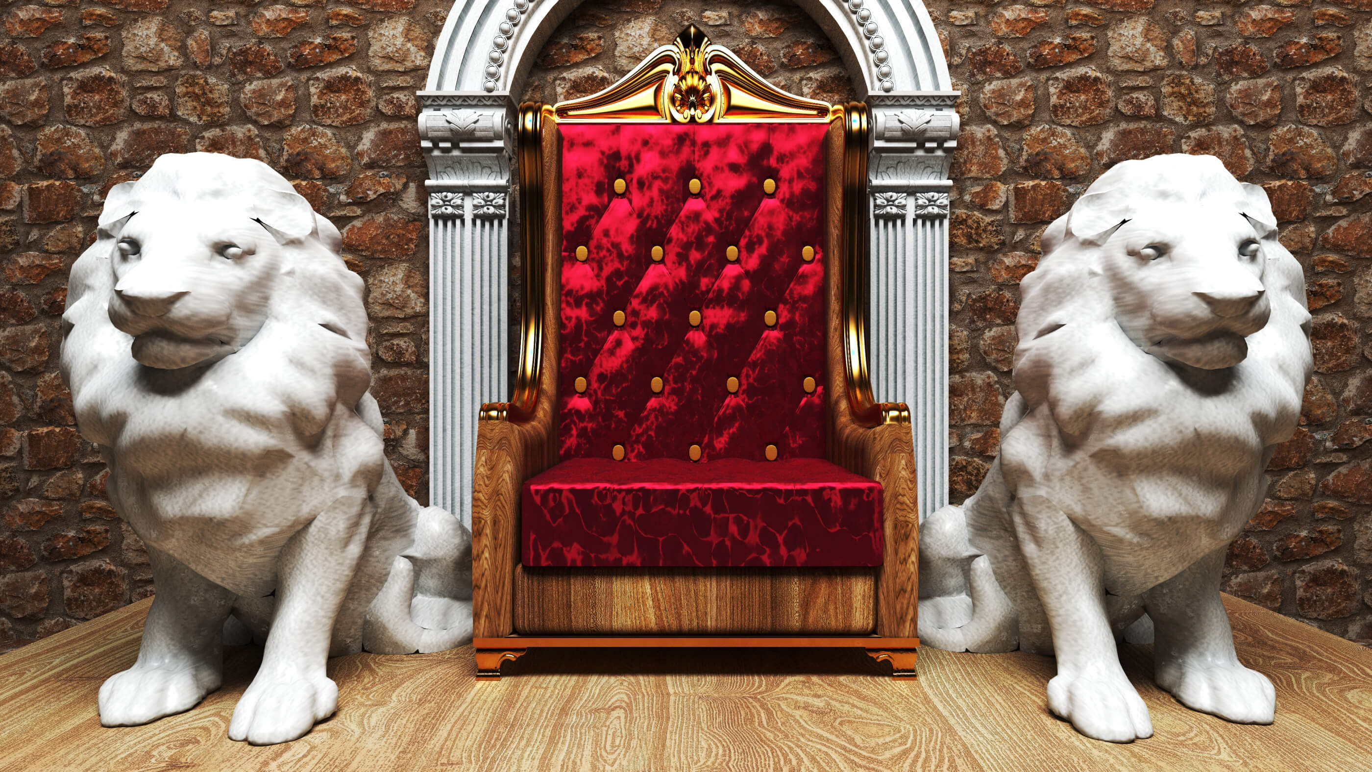 King Throne 9 - 4K 3D Model by Pictorer