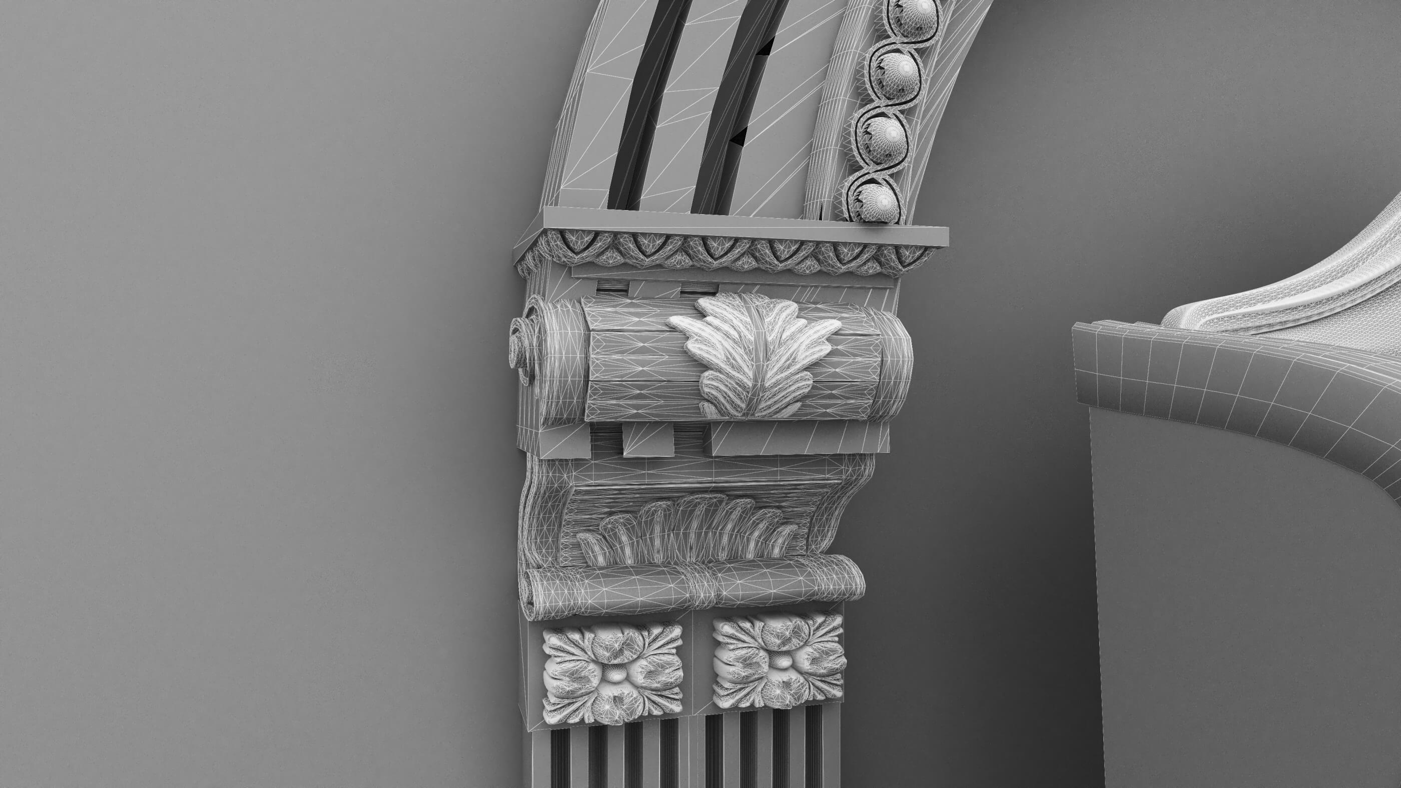 King Throne 9 - 4K 3D Model by Pictorer
