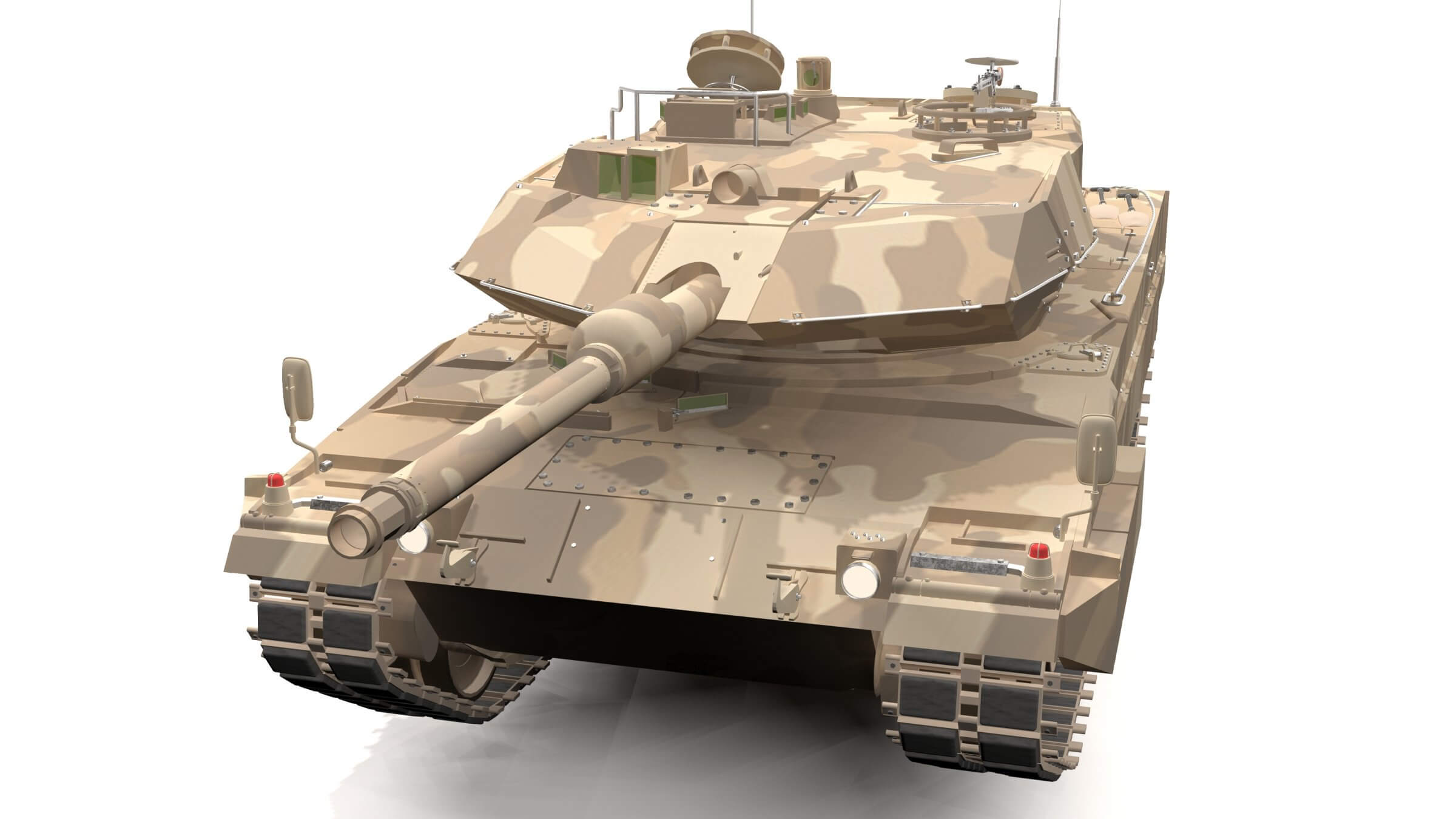 Leopard 2 Tank - 4K 3D Model by Pictorer