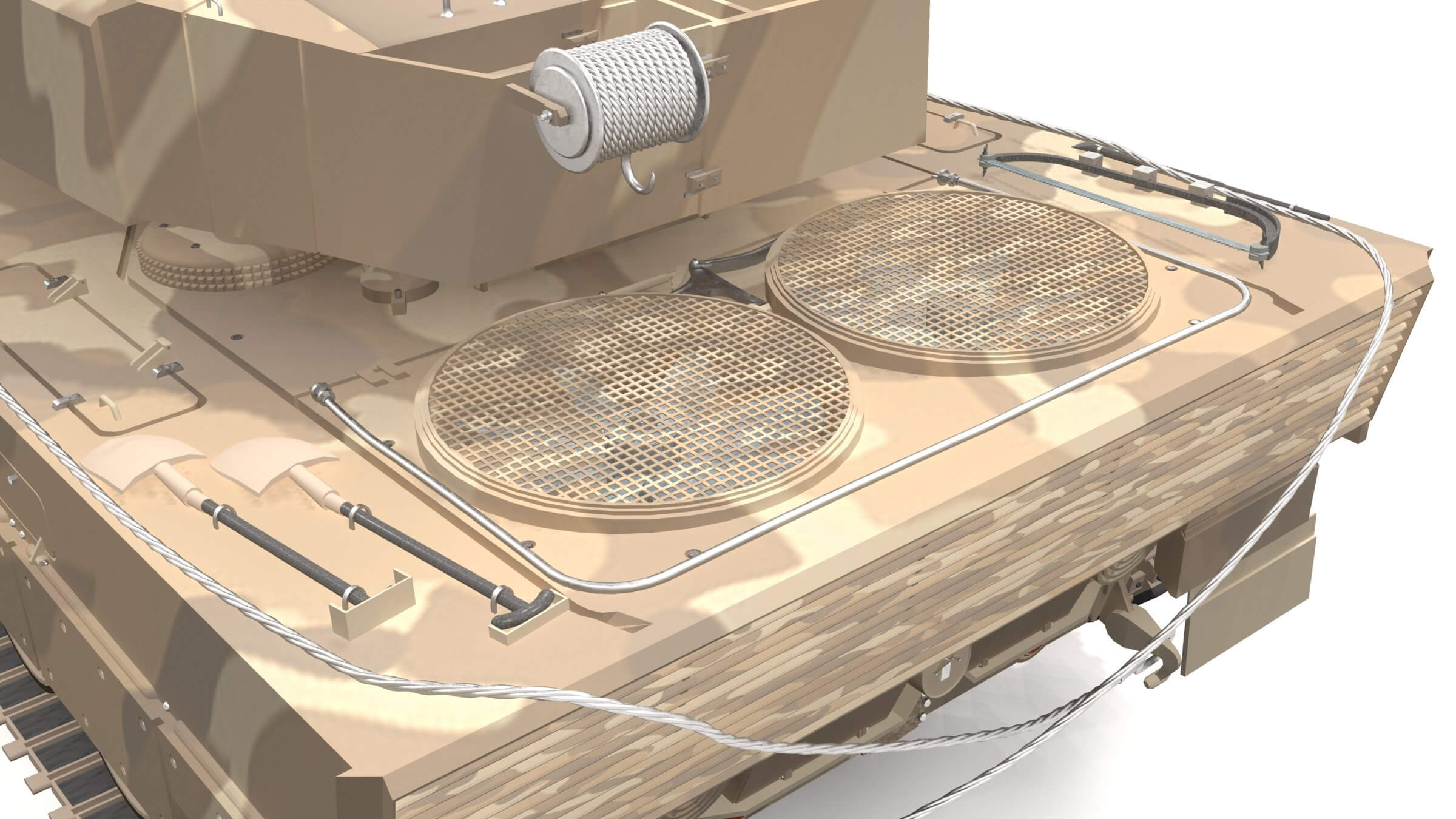 Leopard 2 Tank - 4K 3D Model by Pictorer