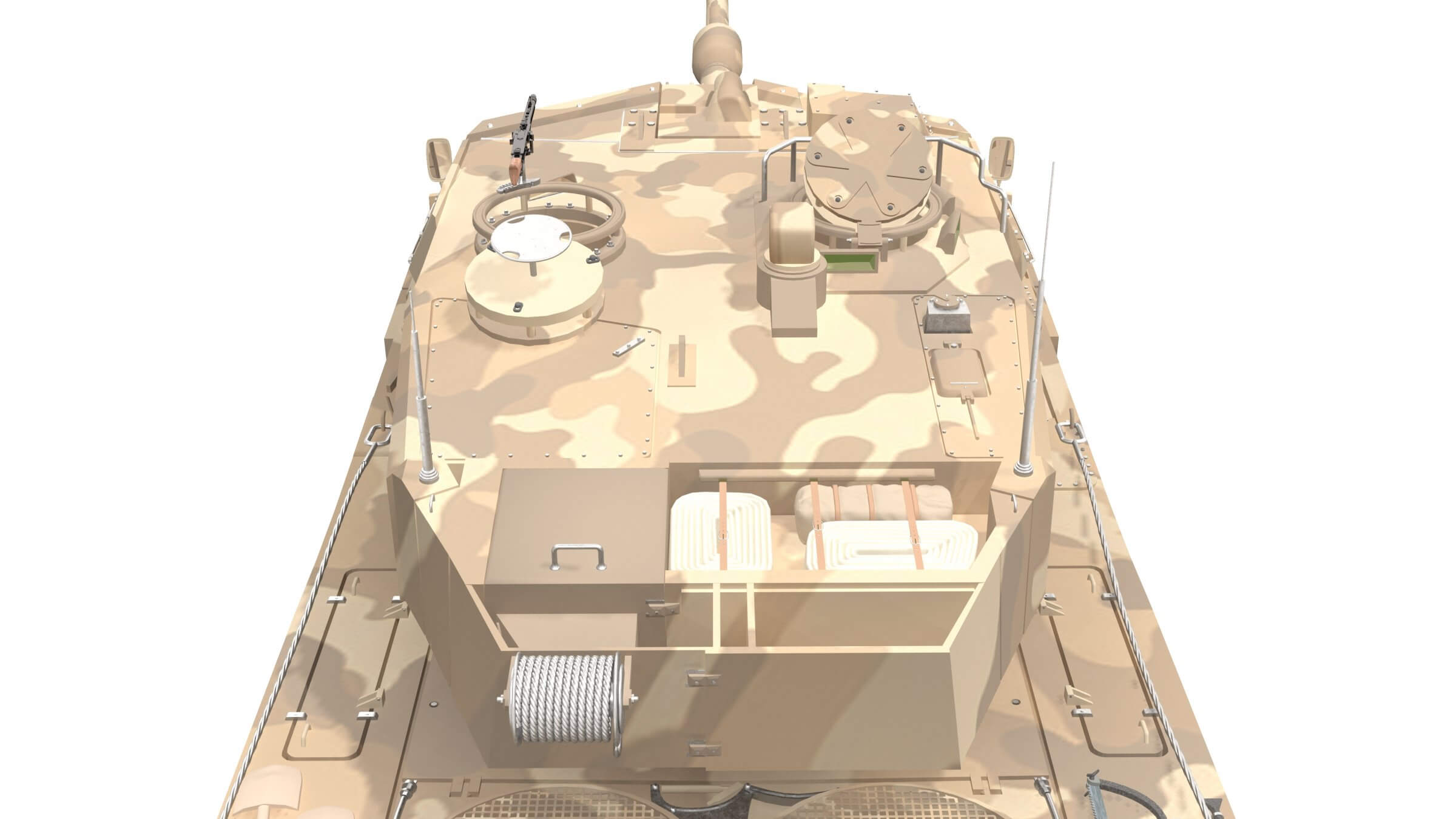 Leopard 2 Tank - 4K 3D Model by Pictorer