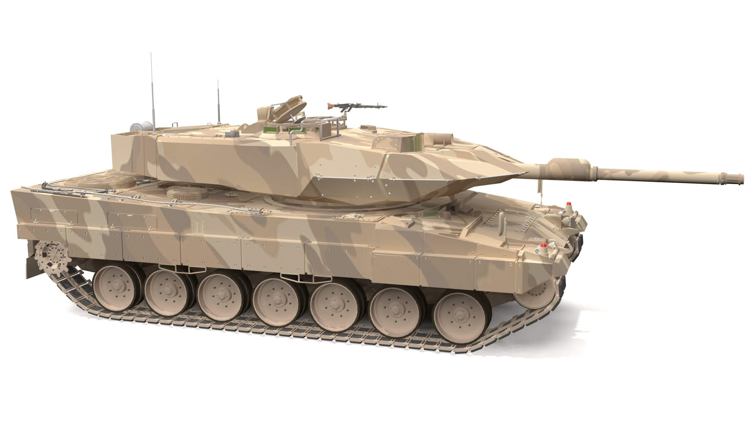 Leopard 2 Tank - 4K 3D Model by Pictorer