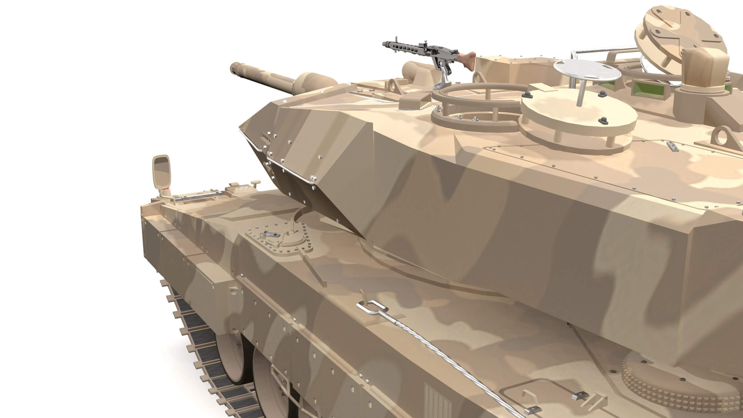 Leopard 2 Tank - 4K 3D Model by Pictorer