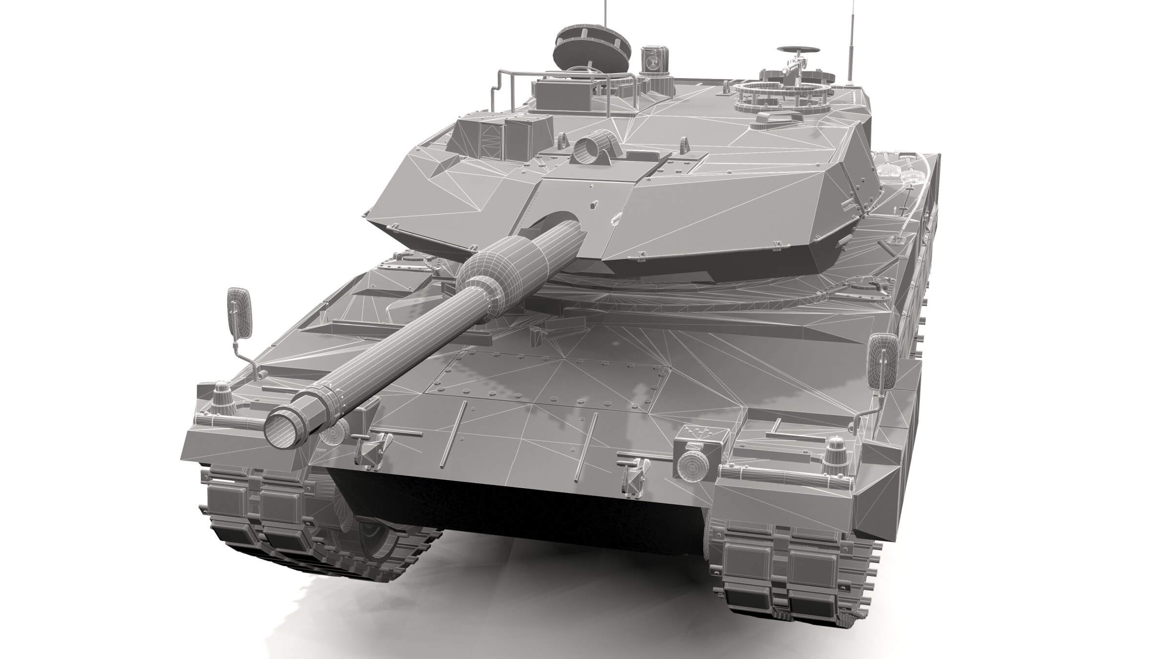 Leopard 2 Tank - 4K 3D Model by Pictorer