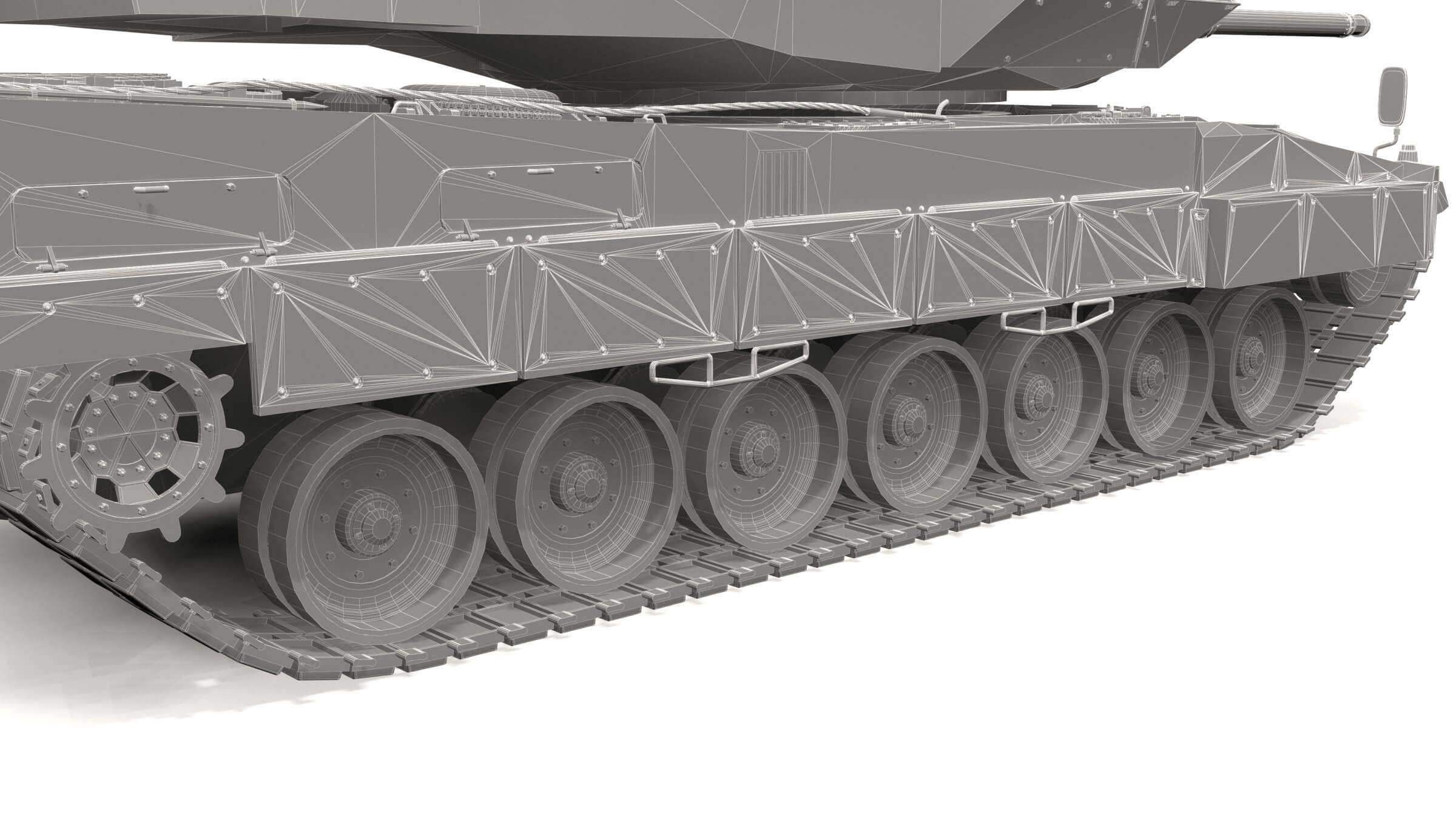 Leopard 2 Tank - 4K 3D Model by Pictorer