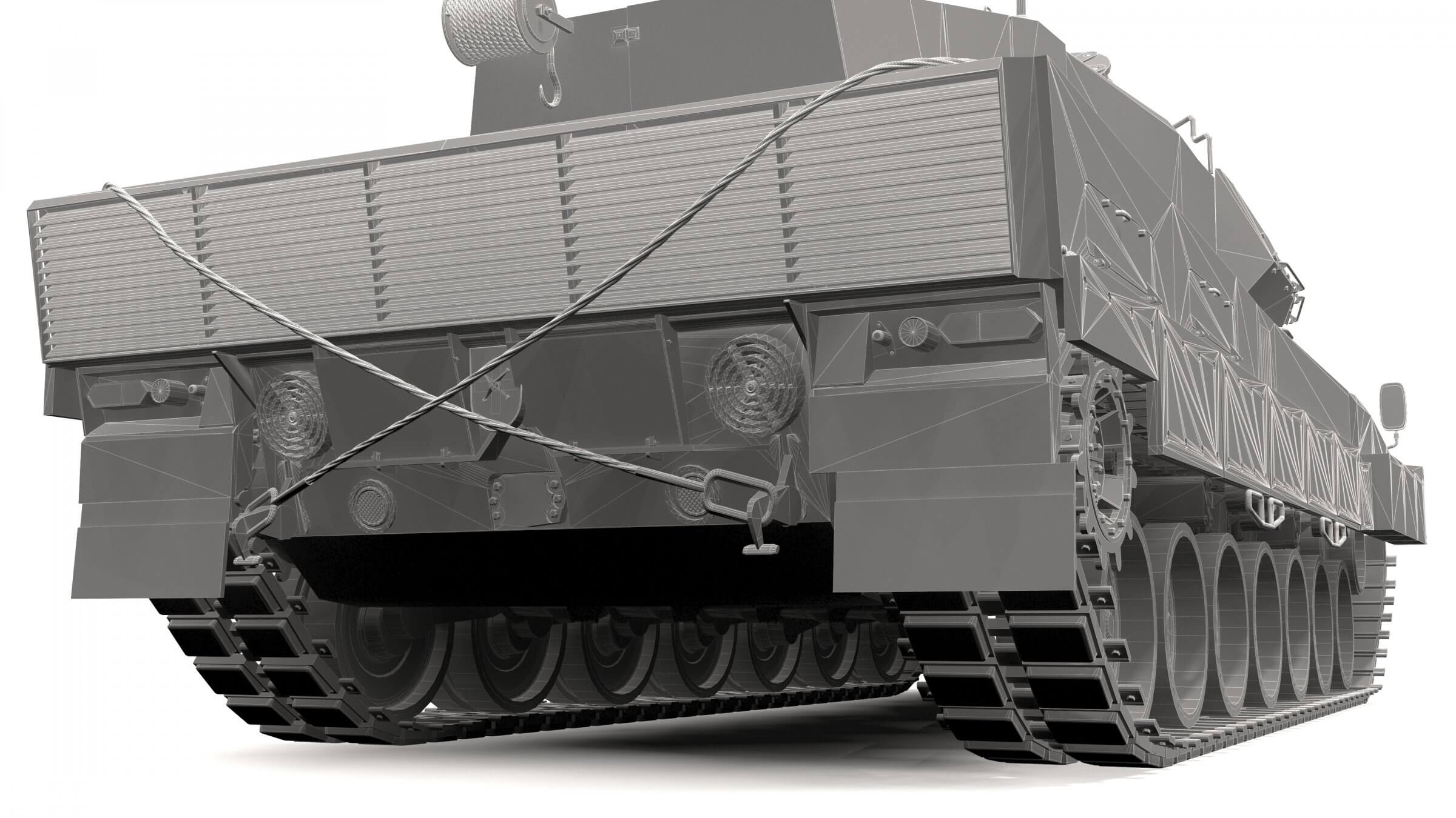 Leopard 2 Tank - 4K 3D Model by Pictorer