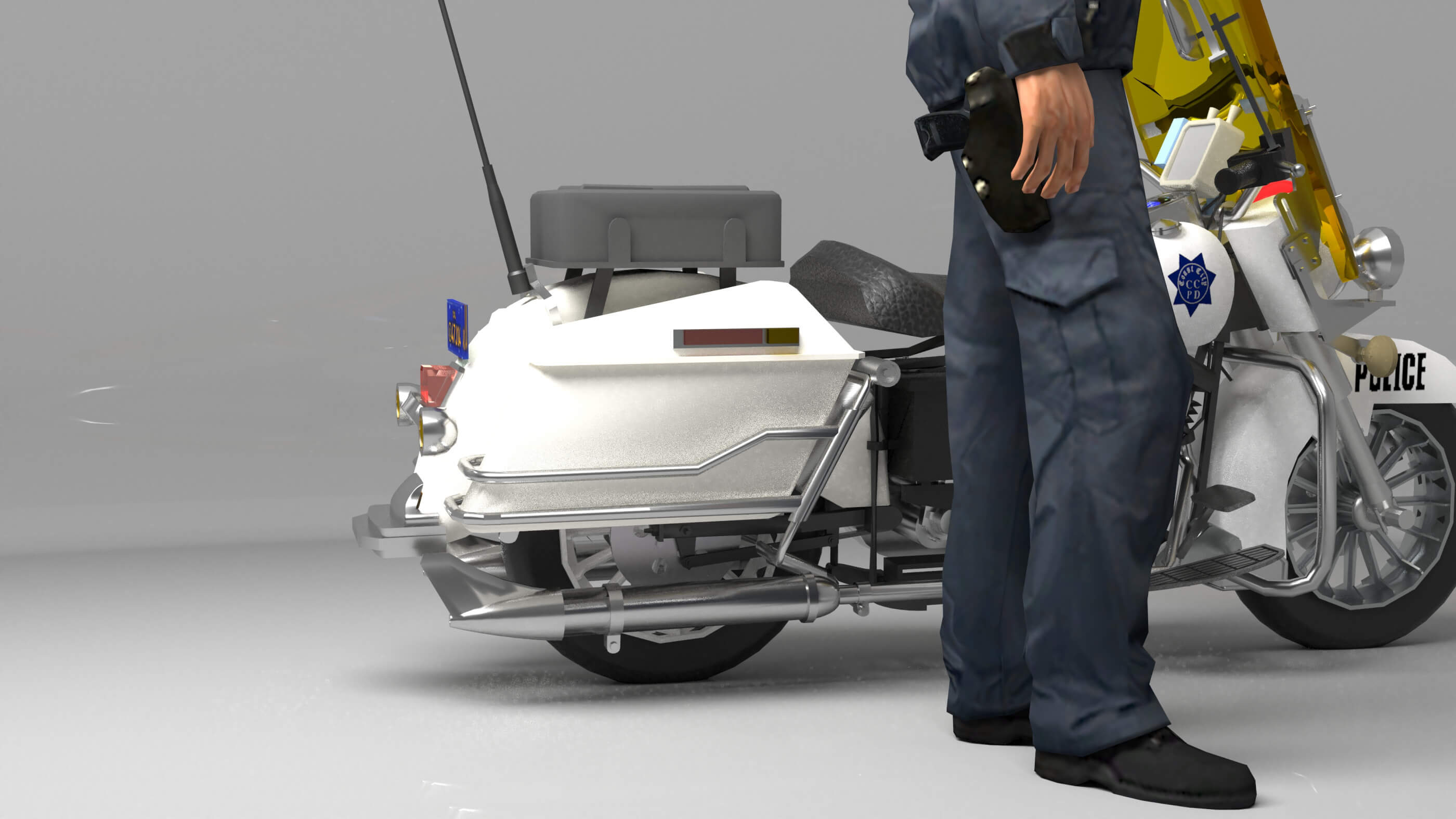 Lowrider Cop 4K - 3D Model by Pictorer