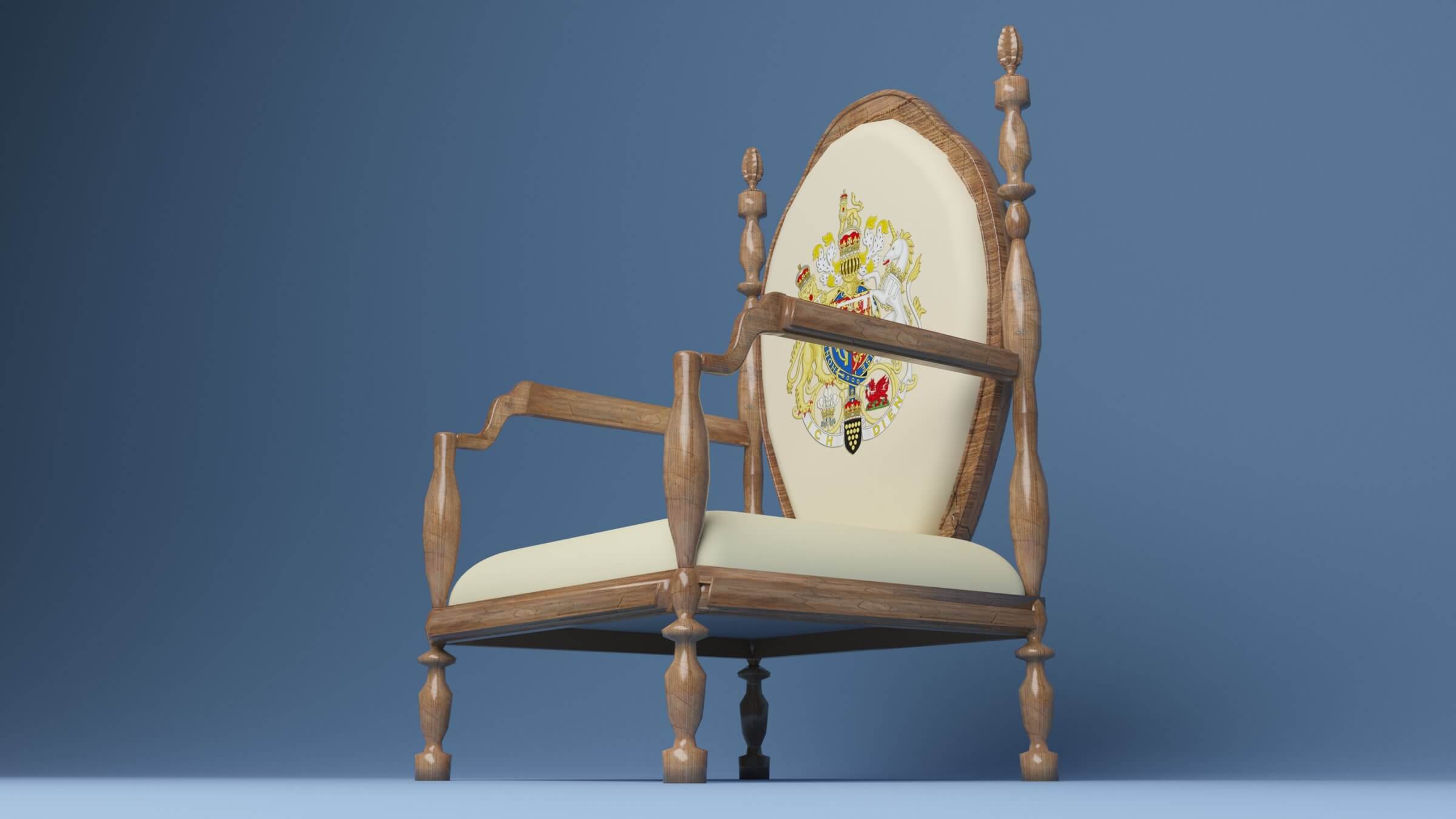 Luxury Chair 4K - 3D Model by Pictorer