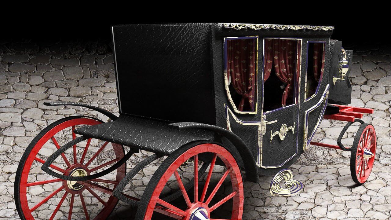 Luxury Horse Carriage - 3D Model by Pictorer