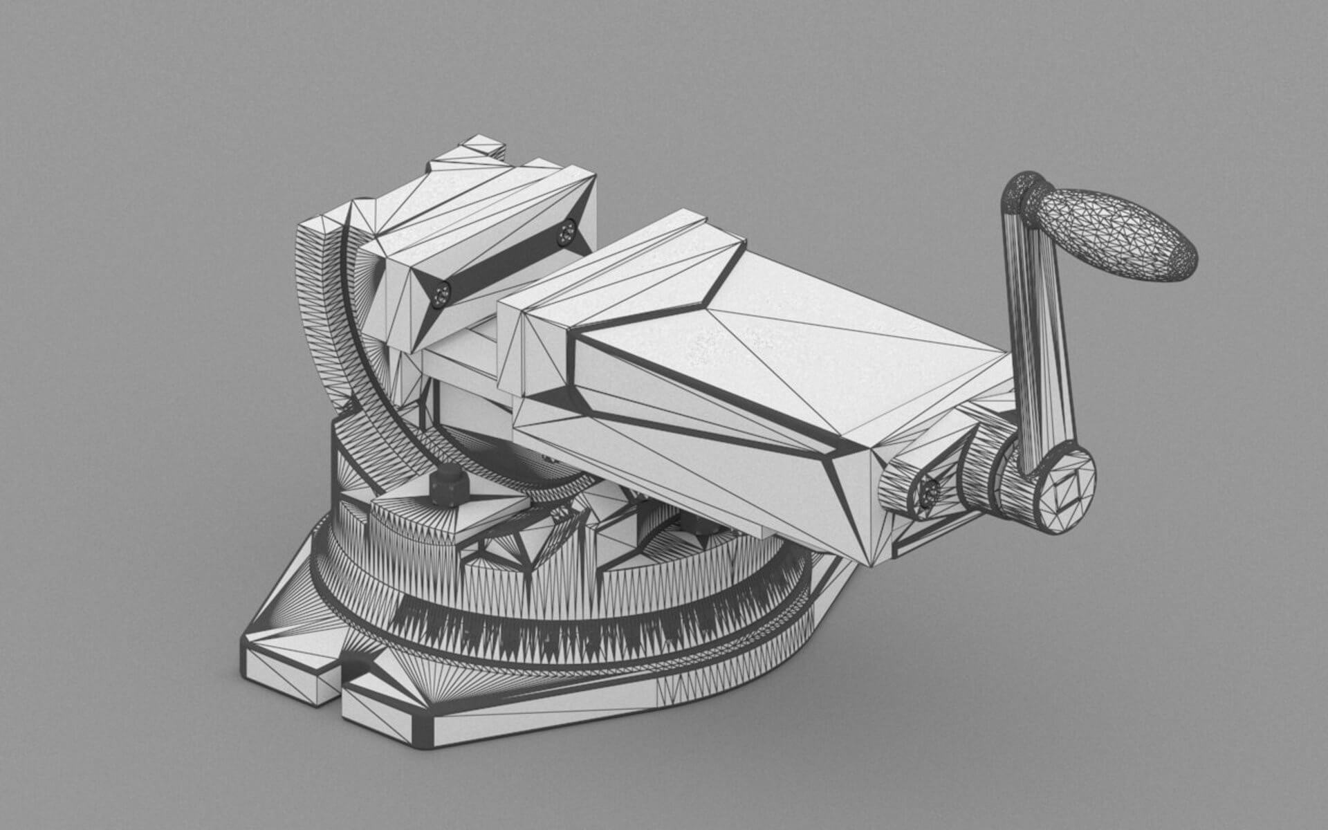Machine Vise - 3D Model by Pictorer