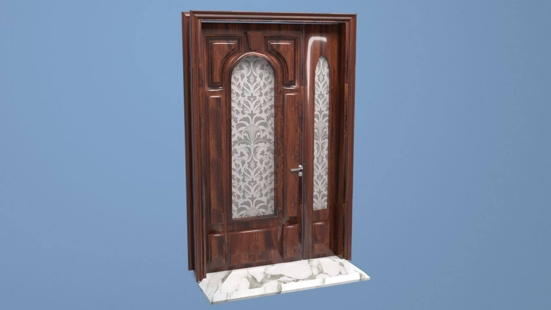 House Main Door - 3D Model by Pictorer