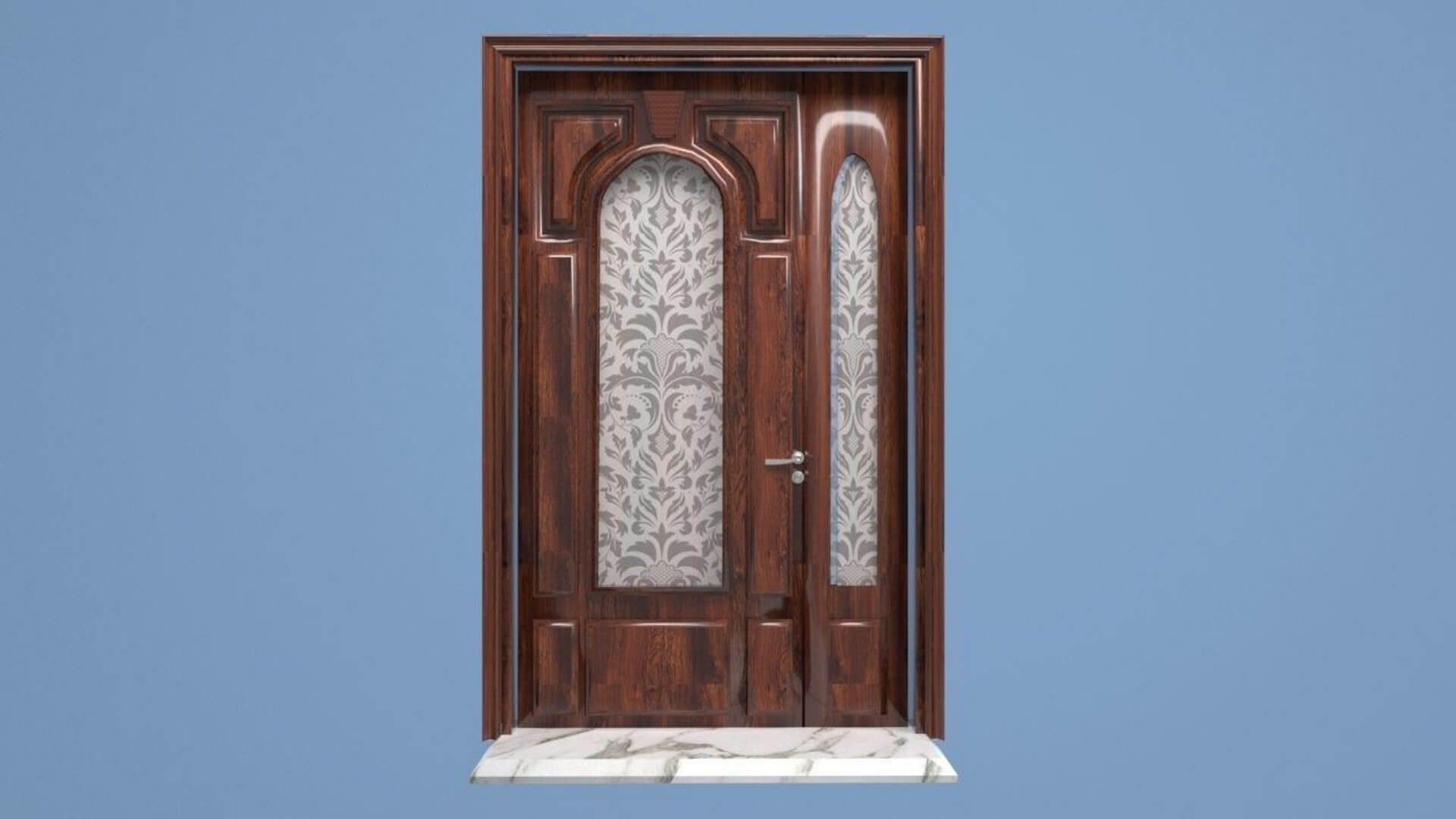 House Main Door - 3D Model by Pictorer