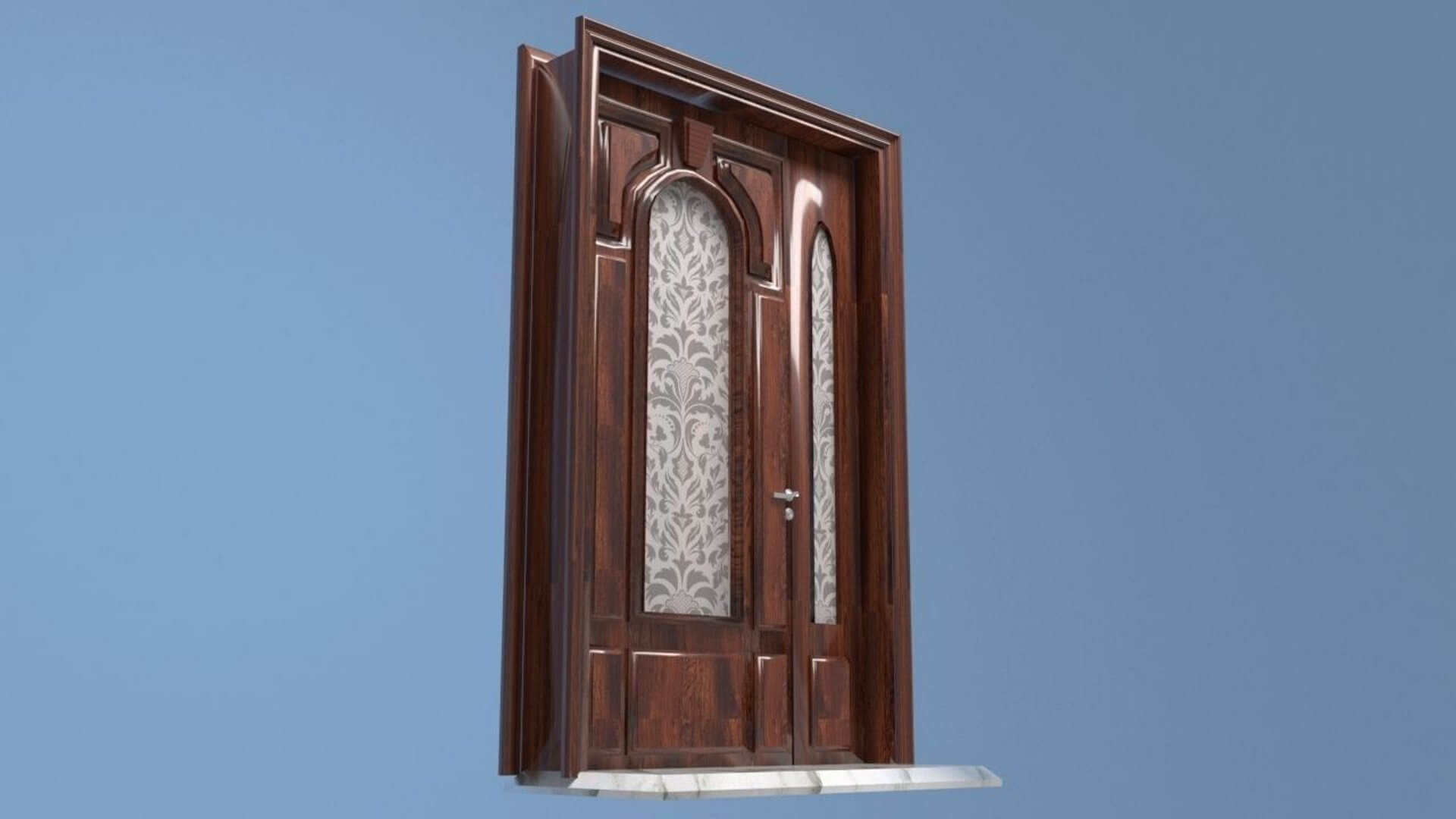 House Main Door - 3D Model by Pictorer