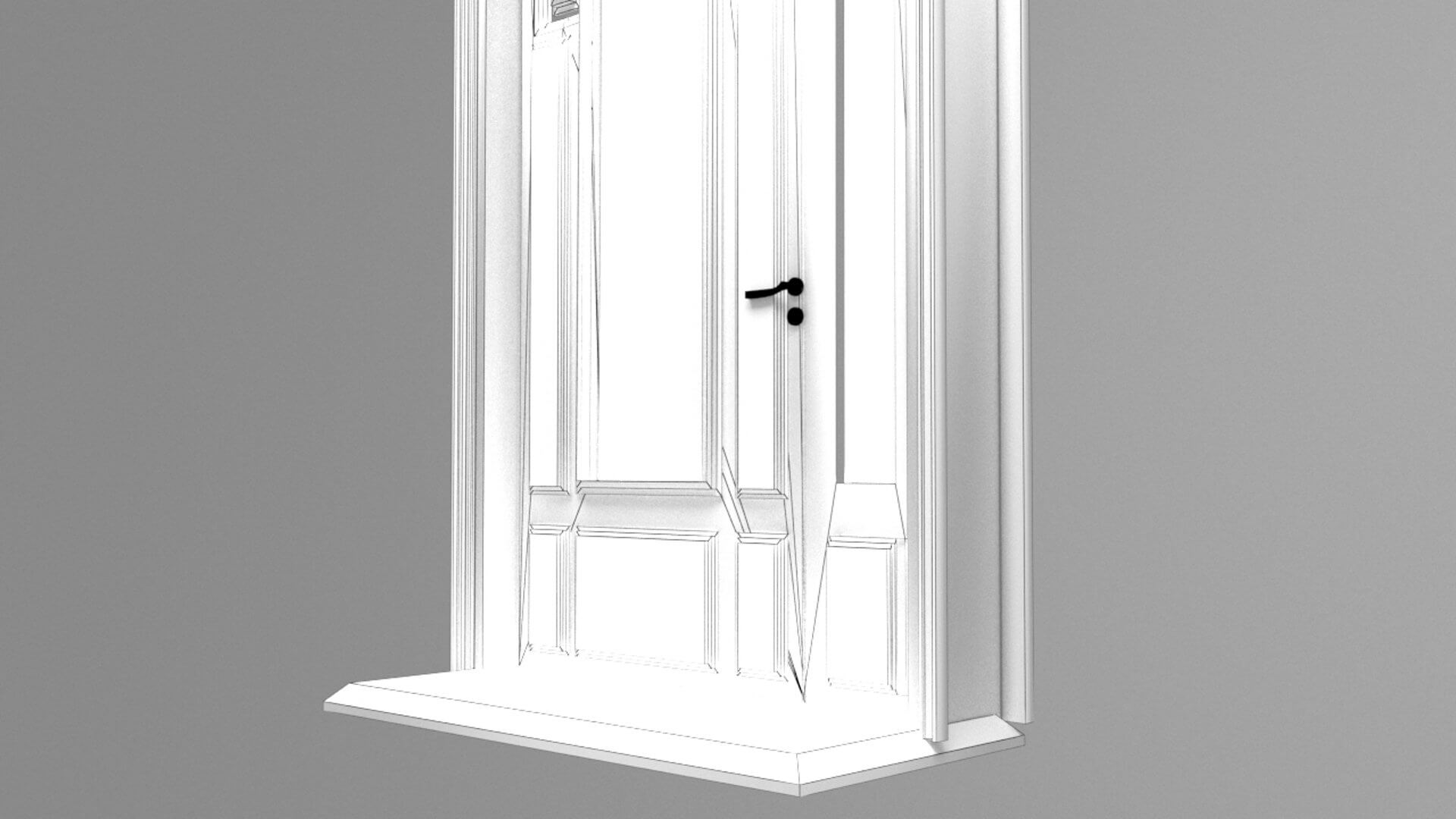 House Main Door - 3D Model by Pictorer