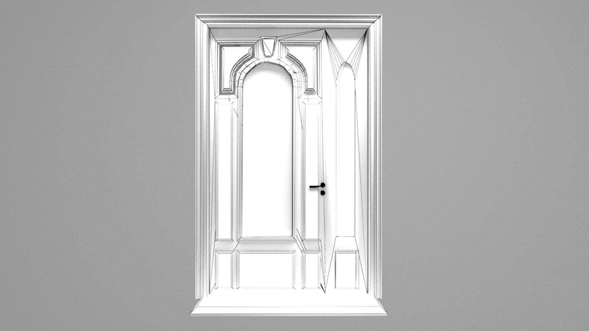 House Main Door - 3D Model by Pictorer