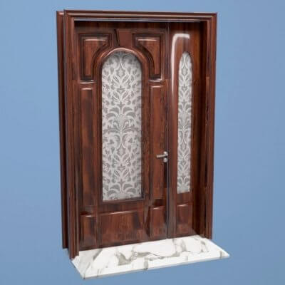 House Main Door - 3D Model by Pictorer