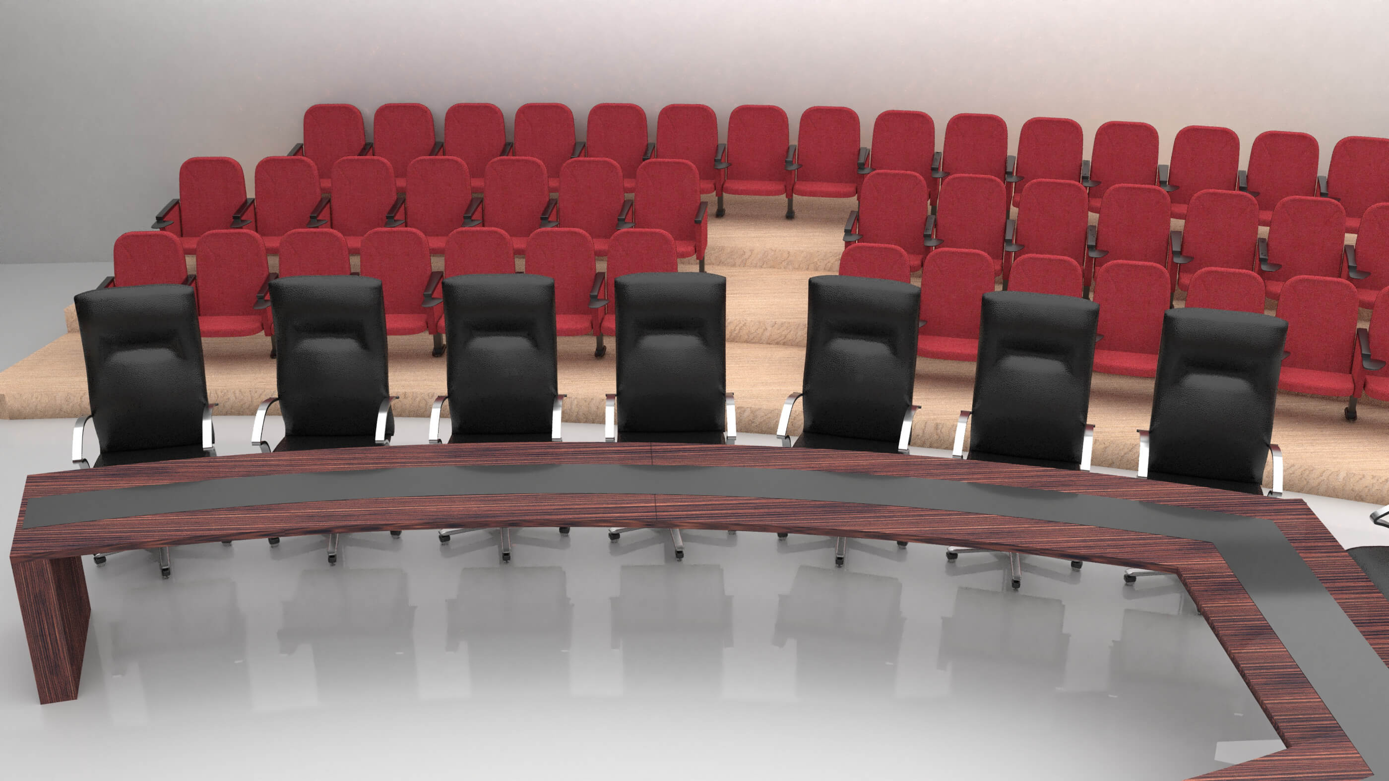 Meeting Saloon and Simultane Room 4K - 3D Model by Pictorer