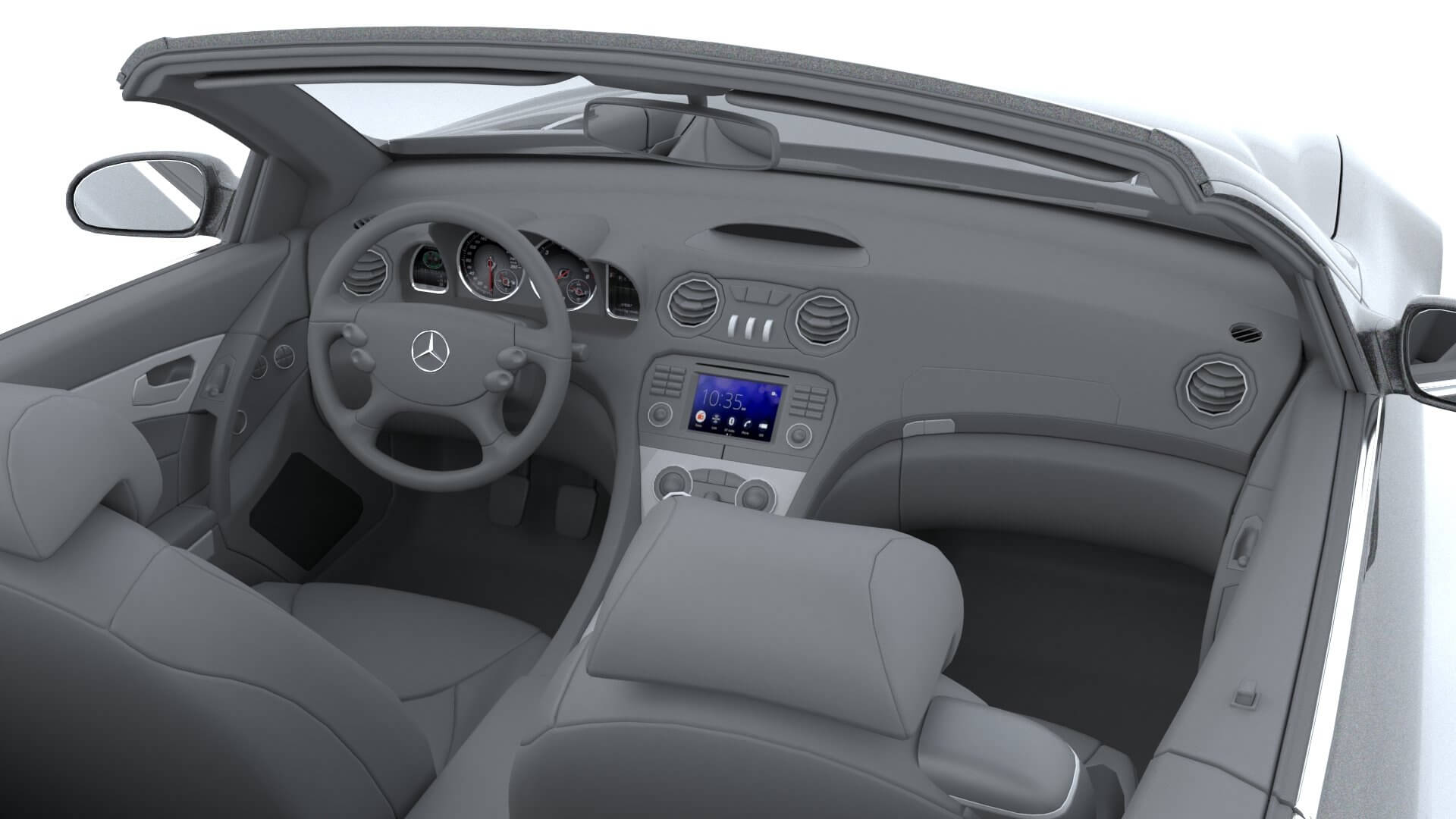Mercedes - Benz SL 500 3D Model by Pictorer