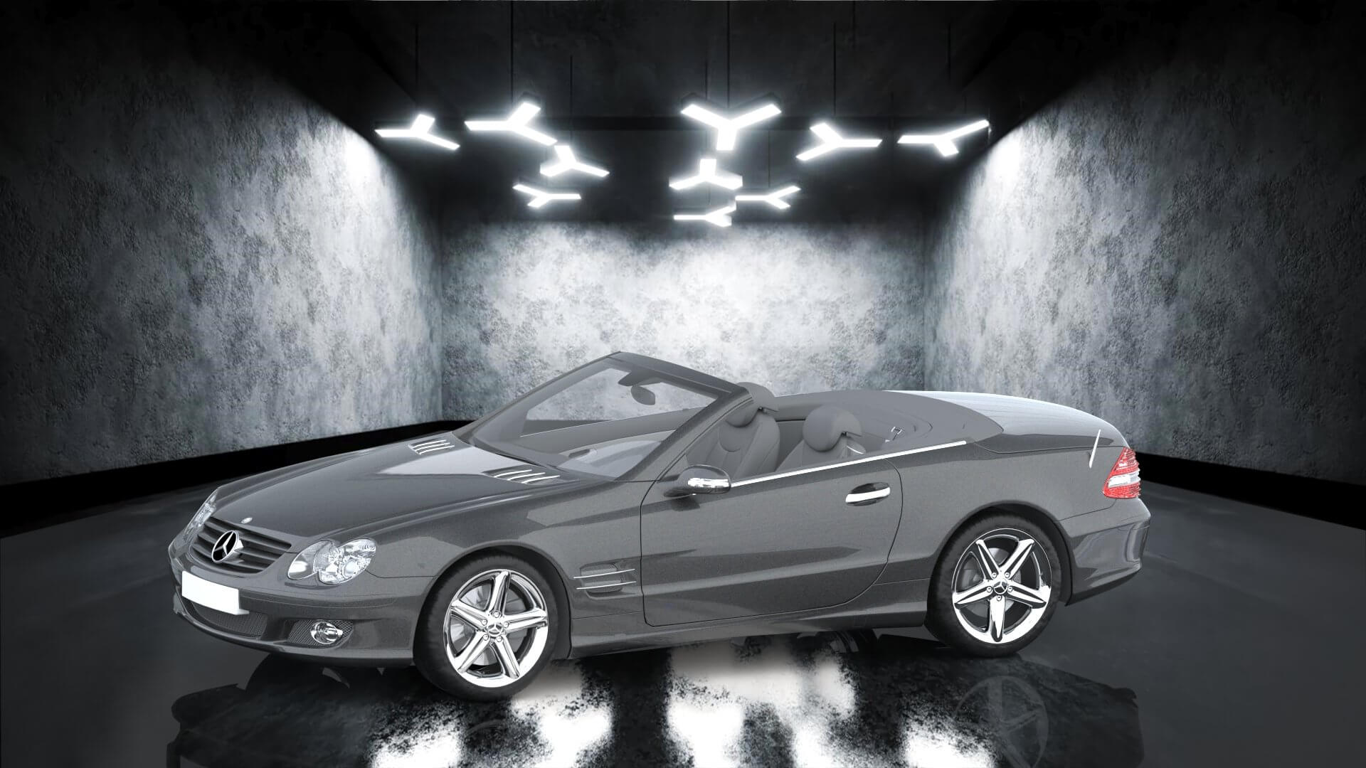 Mercedes - Benz SL 500 3D Model by Pictorer
