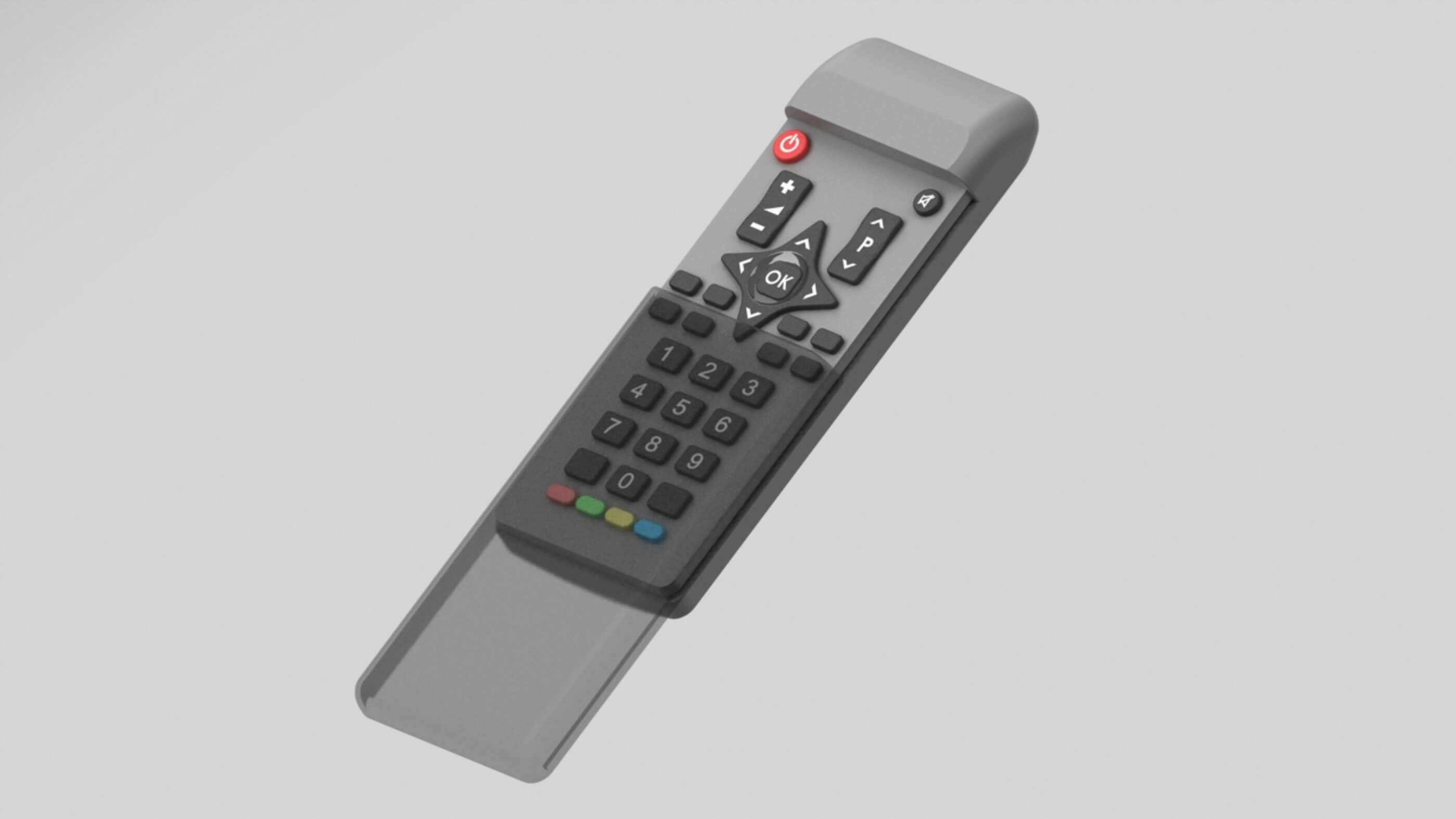Mini Remote Control 4K - 3D Model by Pictorer