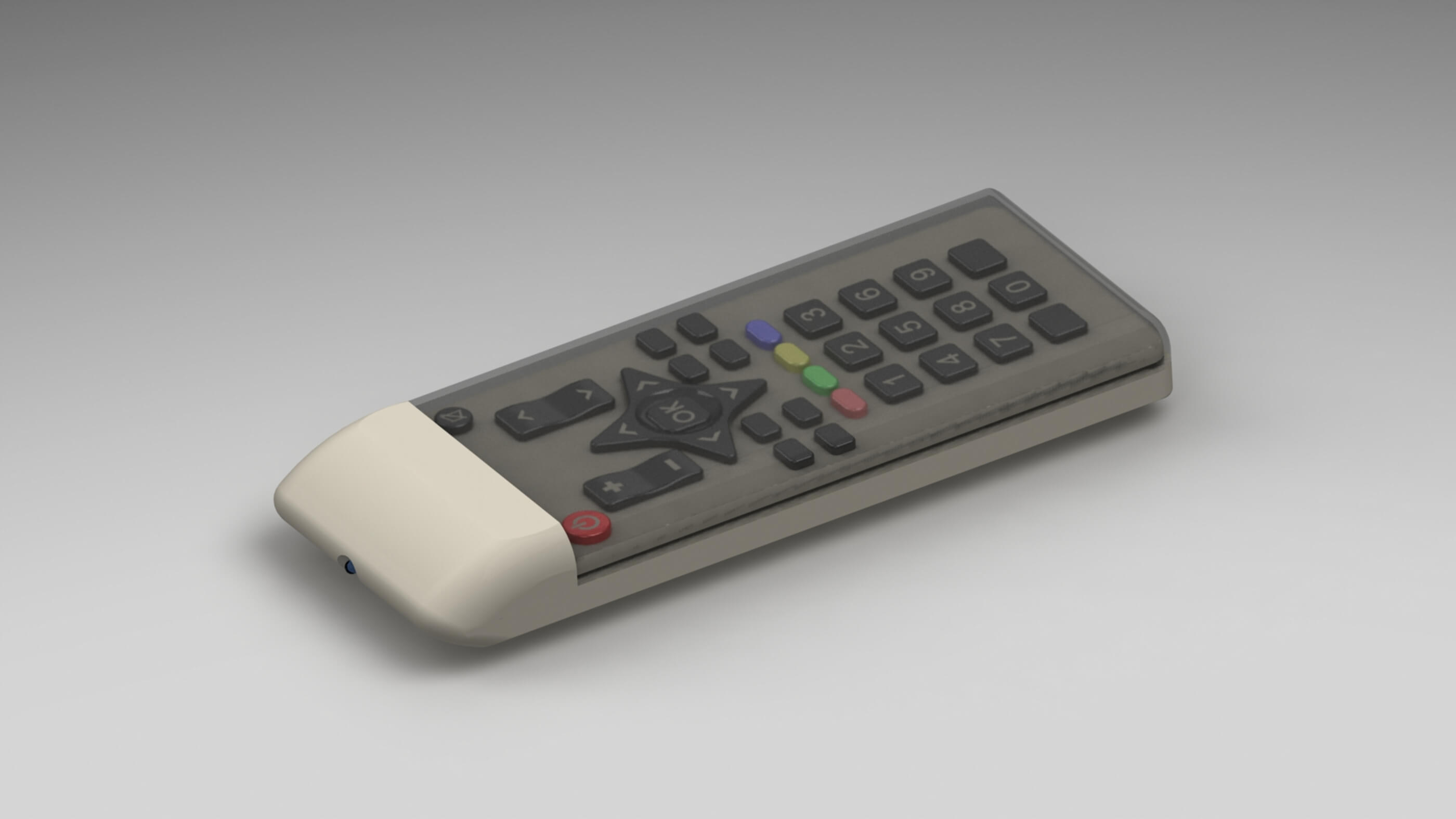 Mini Remote Control 4K - 3D Model by Pictorer