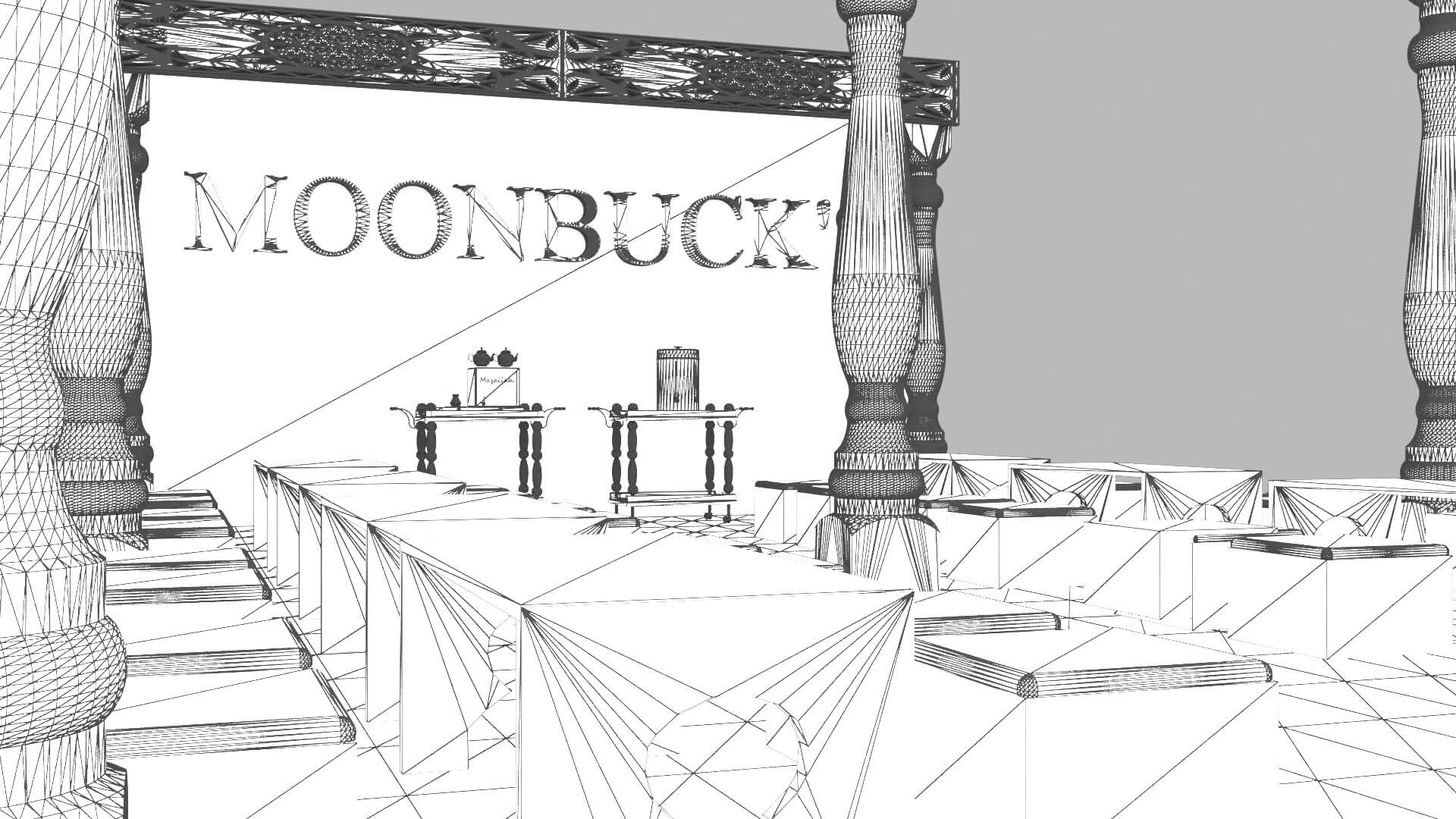 Moonbuck's Cafe House - 3D Model by Pictorer