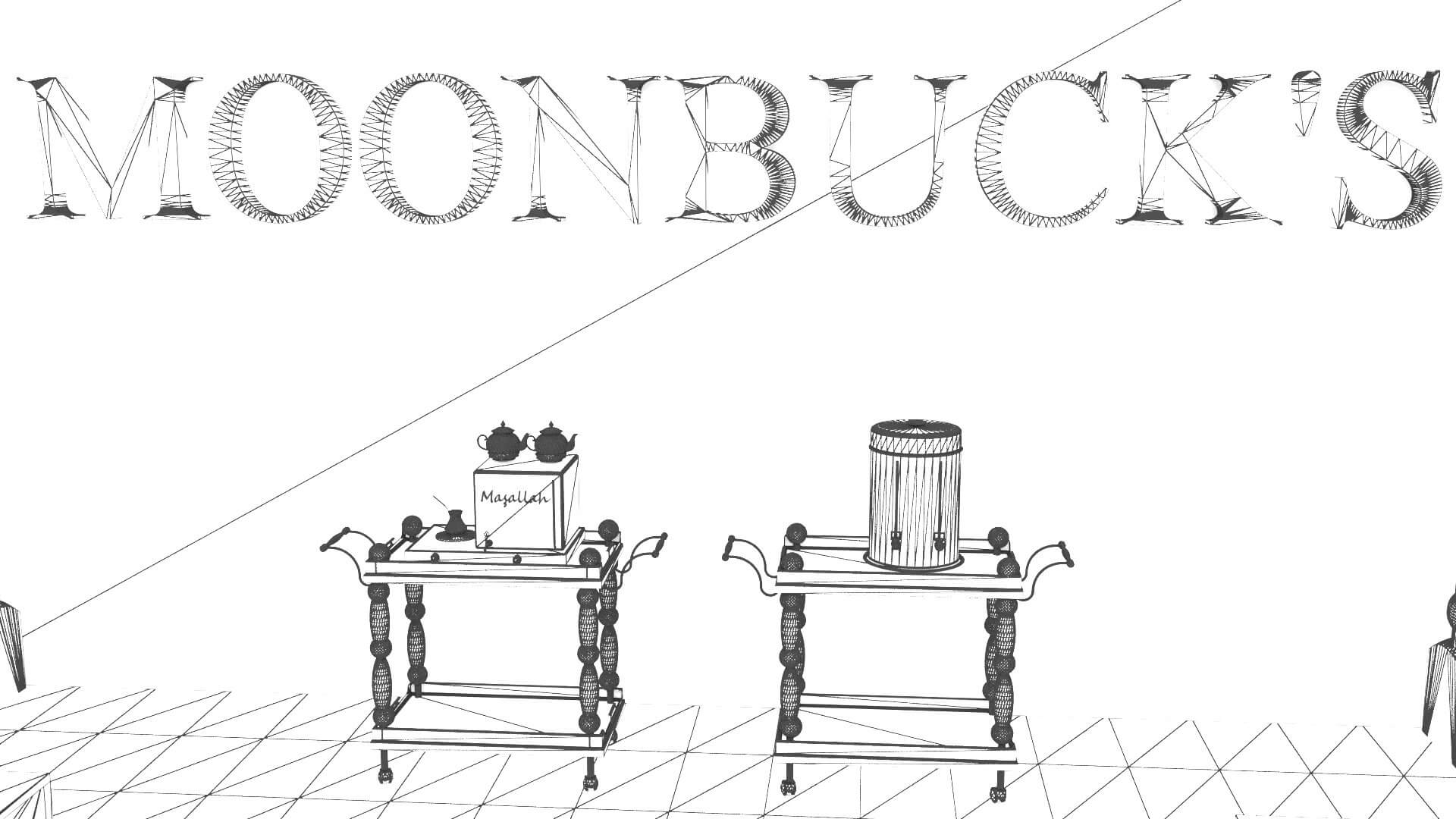 Moonbuck's Cafe House - 3D Model by Pictorer