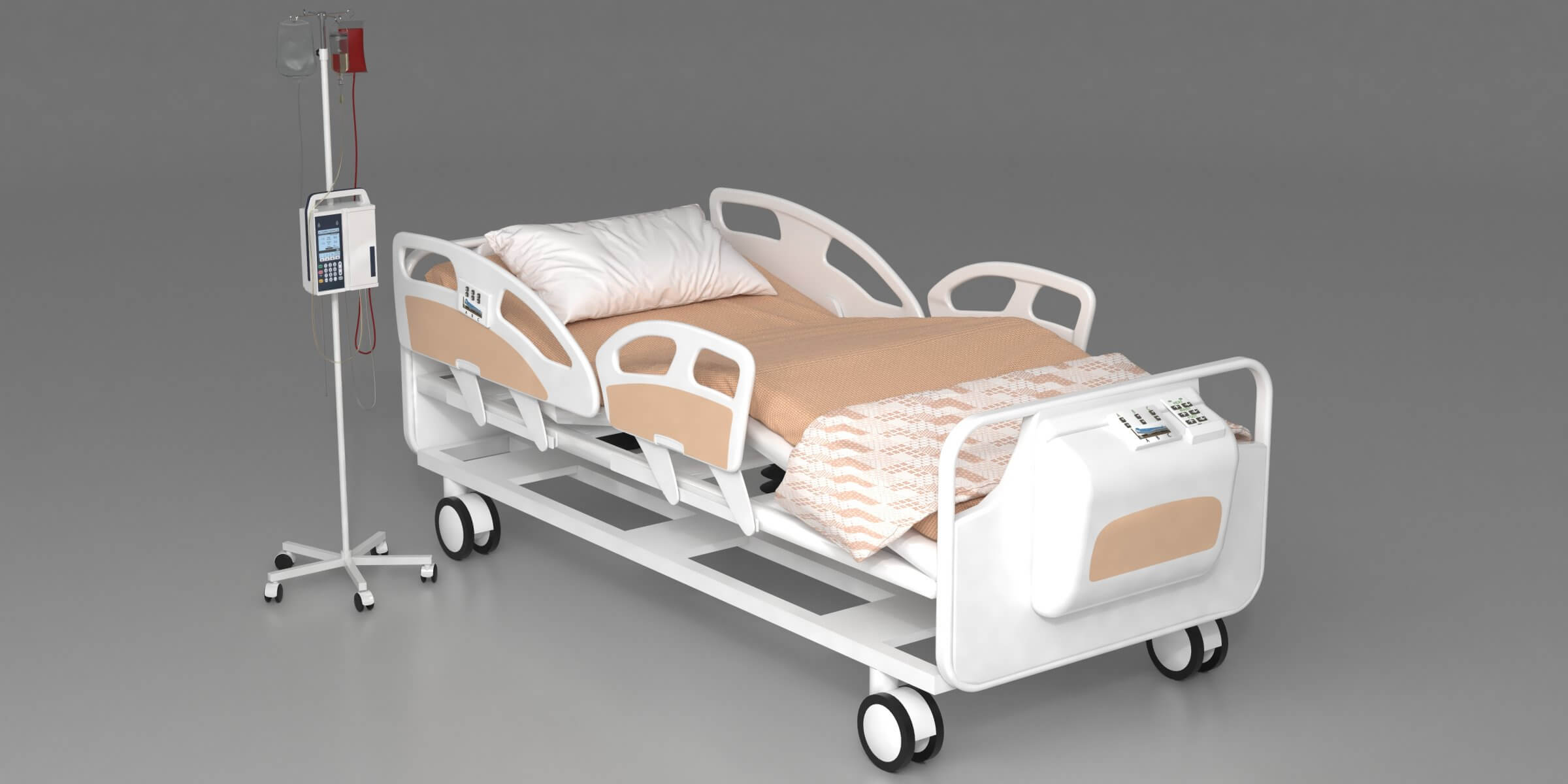Moveable Operating Bed - 3D Model by Pictorer