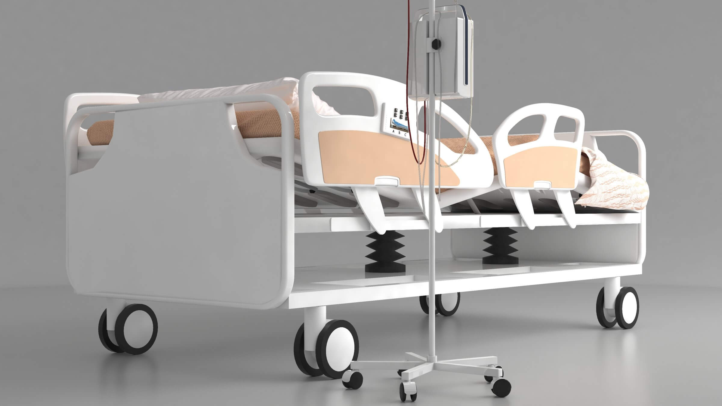 Moveable Operating Bed 4K - 3D Model by Pictorer