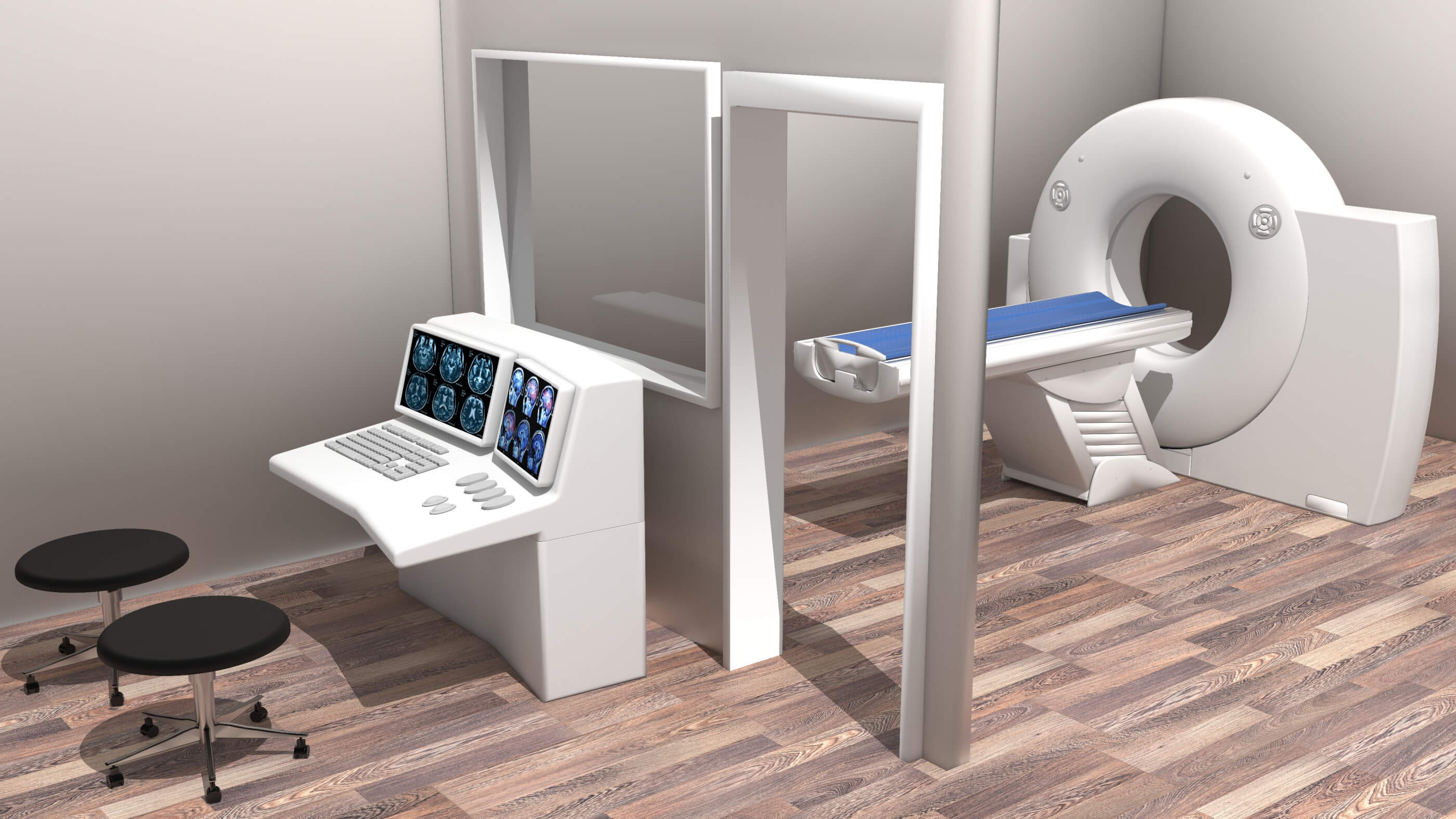 MRI Unit Interior 4K - 3D Model by Pictorer
