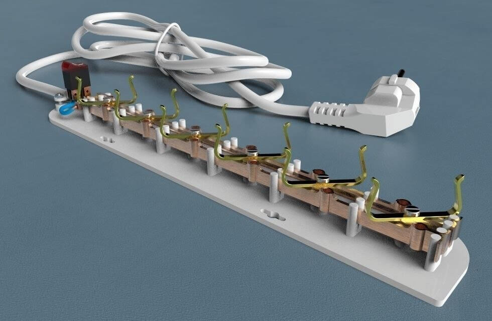 Newgen Multi Socket - 3D Model by Pictorer