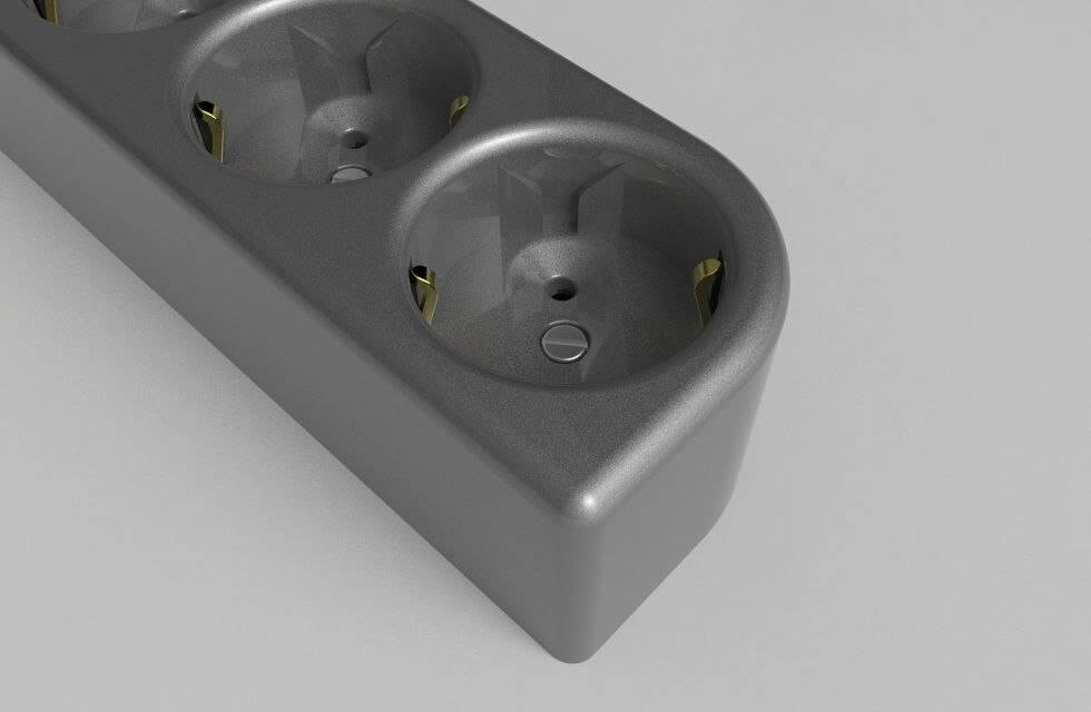 Newgen Multi Socket - 3D Model by Pictorer