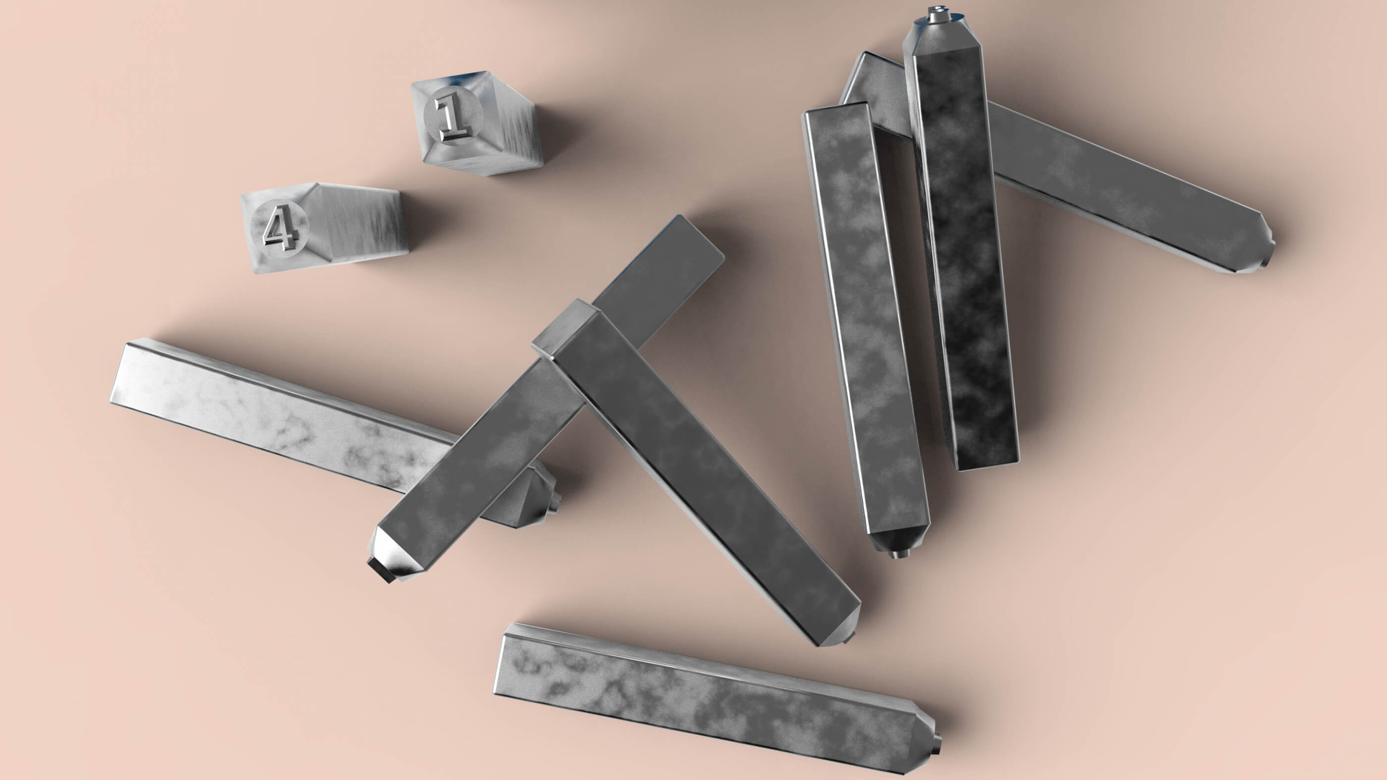 Numarator Set 4K - 3D Model by Pictorer